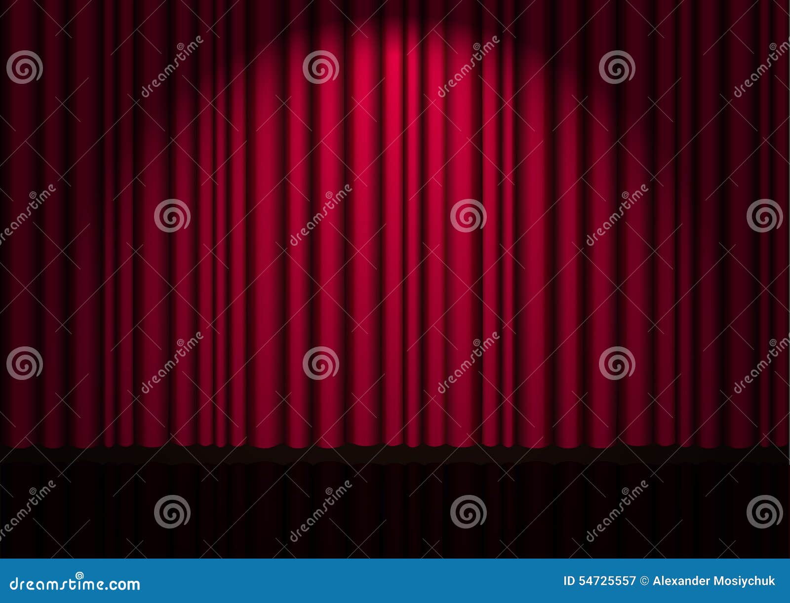 Vector Red Velvet Curtain | CartoonDealer.com #54725557