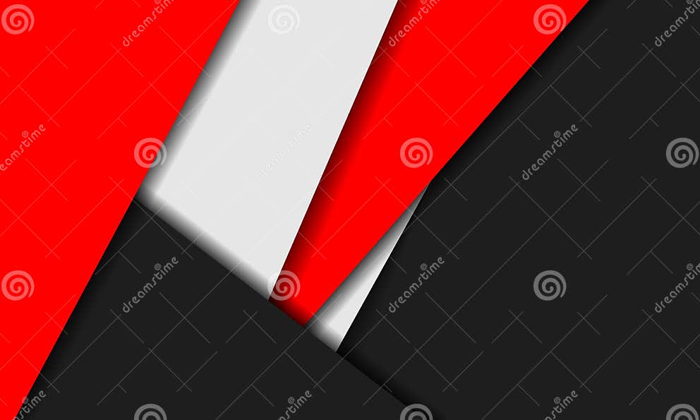 Vector 10 Red White Black Abstract Modern Background Stock Vector ...