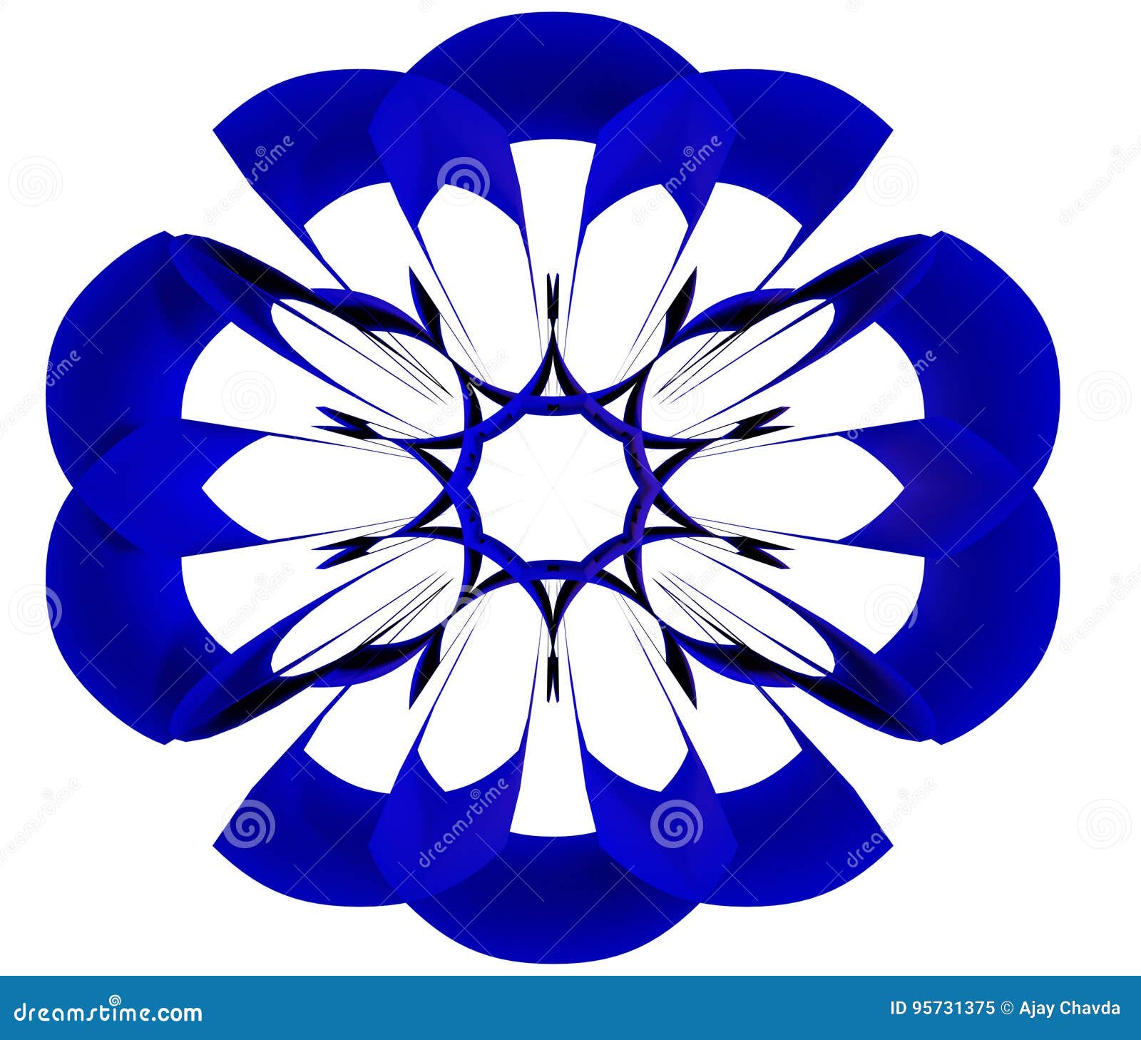 Vector Redondo Azul Del Extracto Del Modelo Stock de ilustración ...