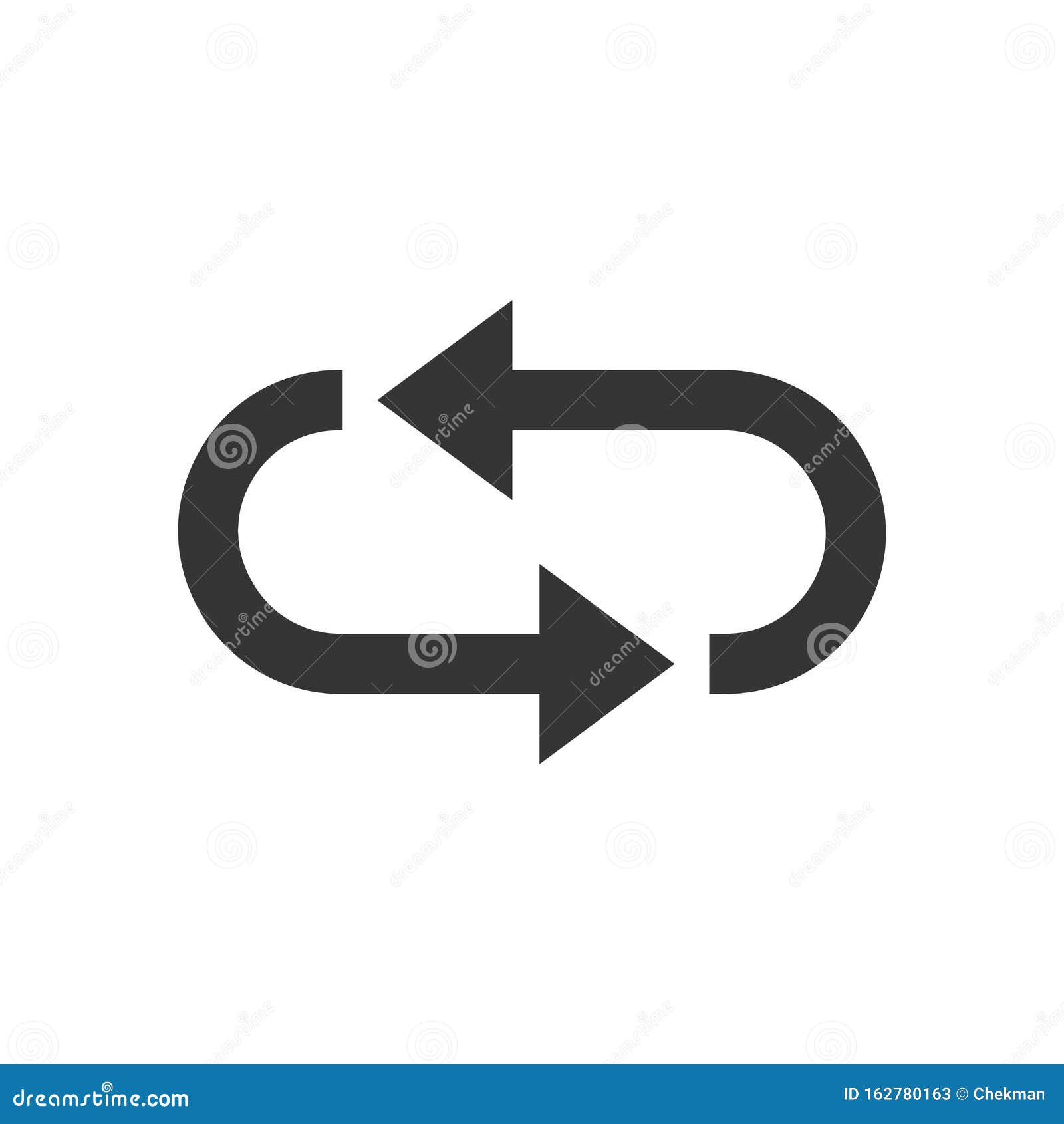 Vector reload arrows stock illustration. Illustration of graphic ...