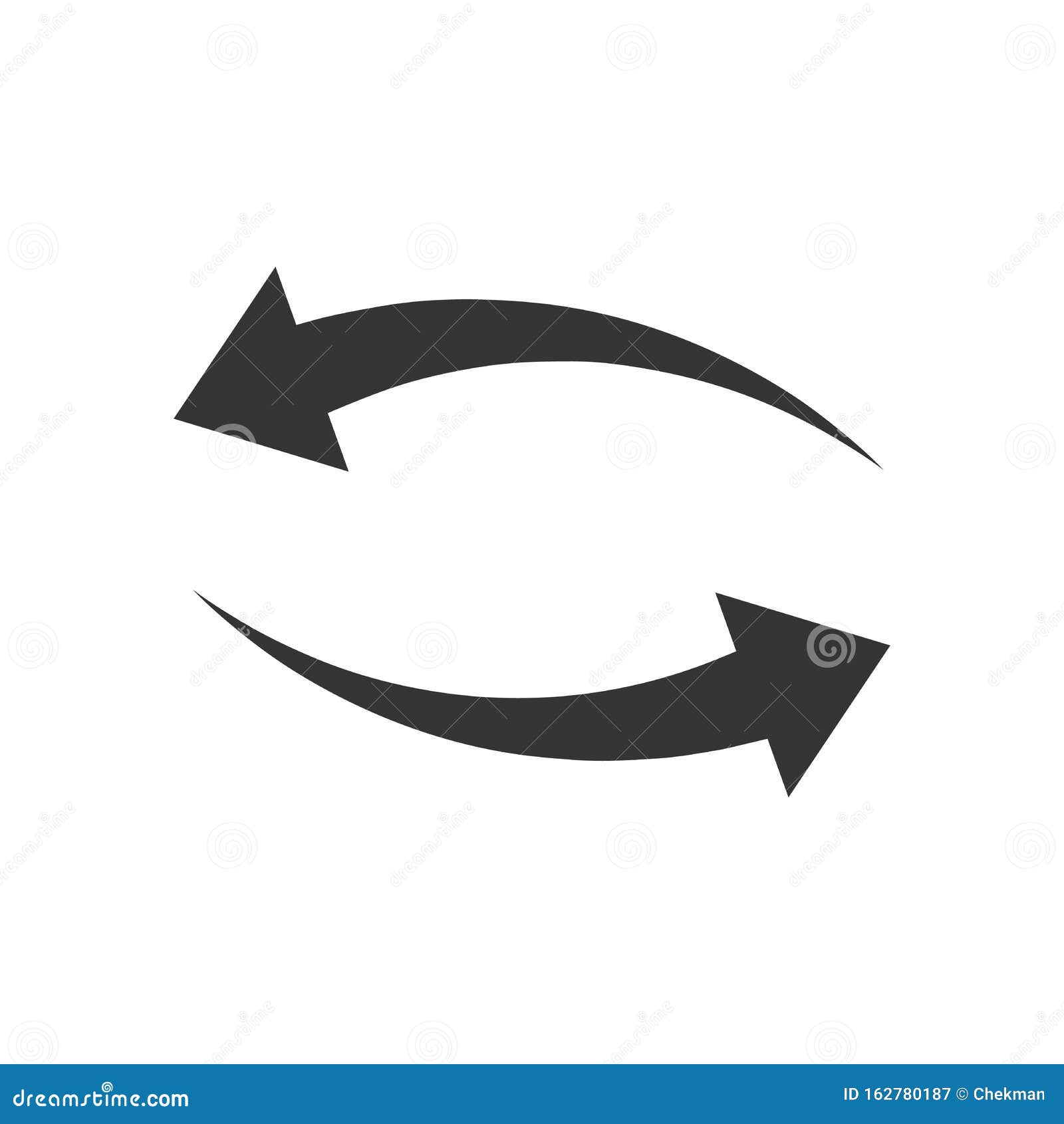 Vector reload arrows stock illustration. Illustration of style - 162780187