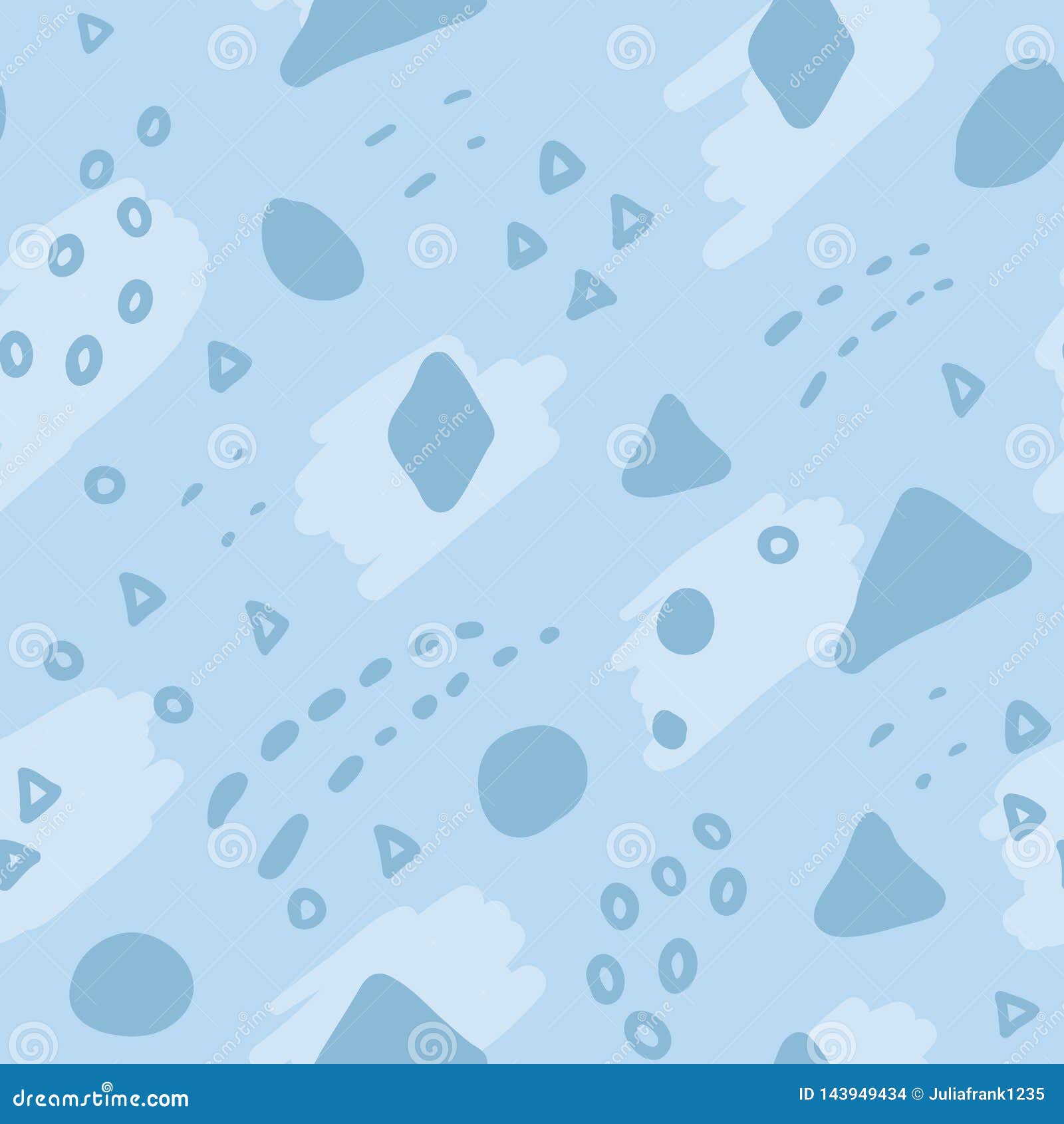 Vector Repeat Pattern with Small Geometric Shapes Stock Vector ...