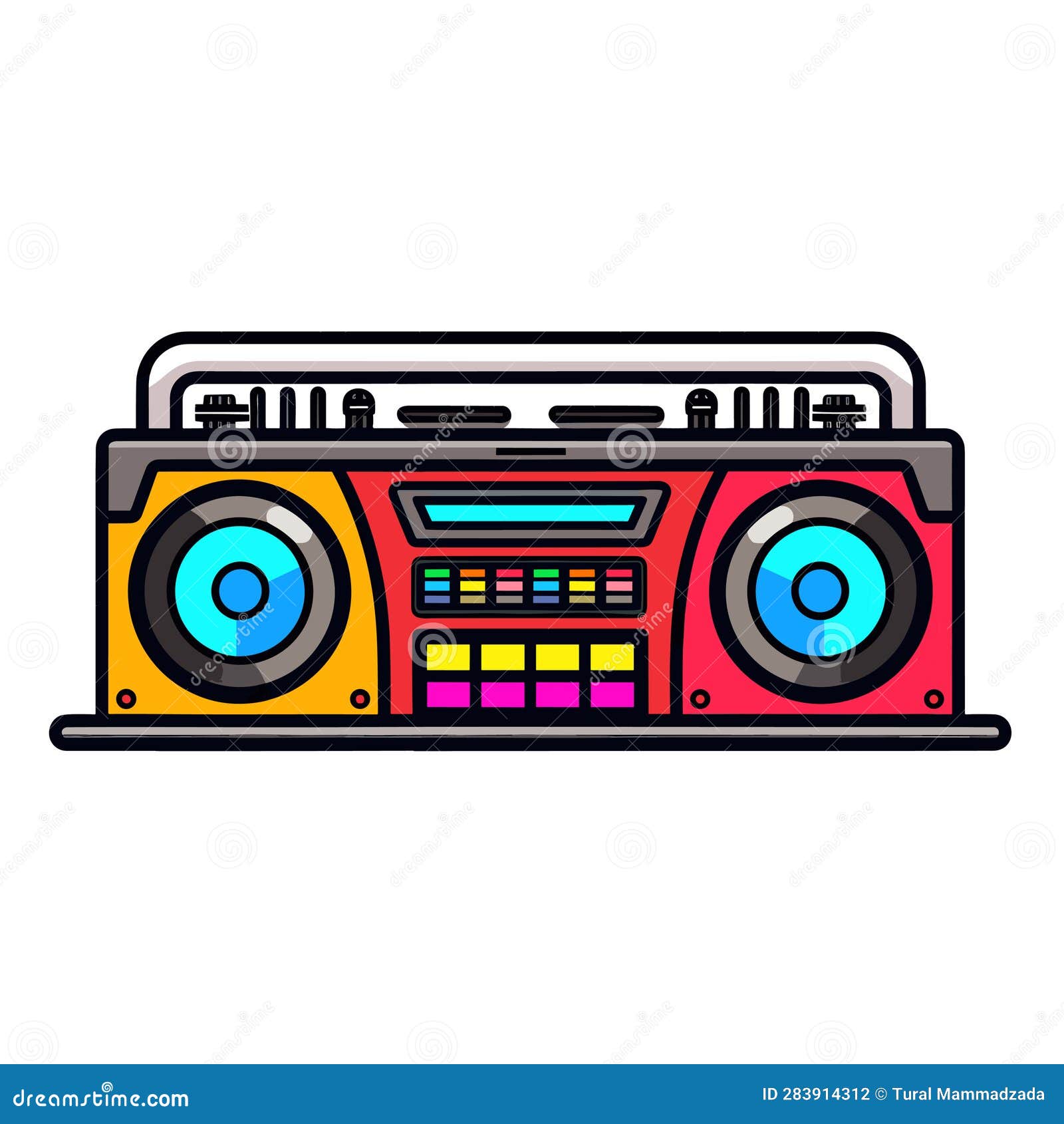 Vector of a Repetitive Pattern of Boom Symbols in a Flat Vector Icon ...