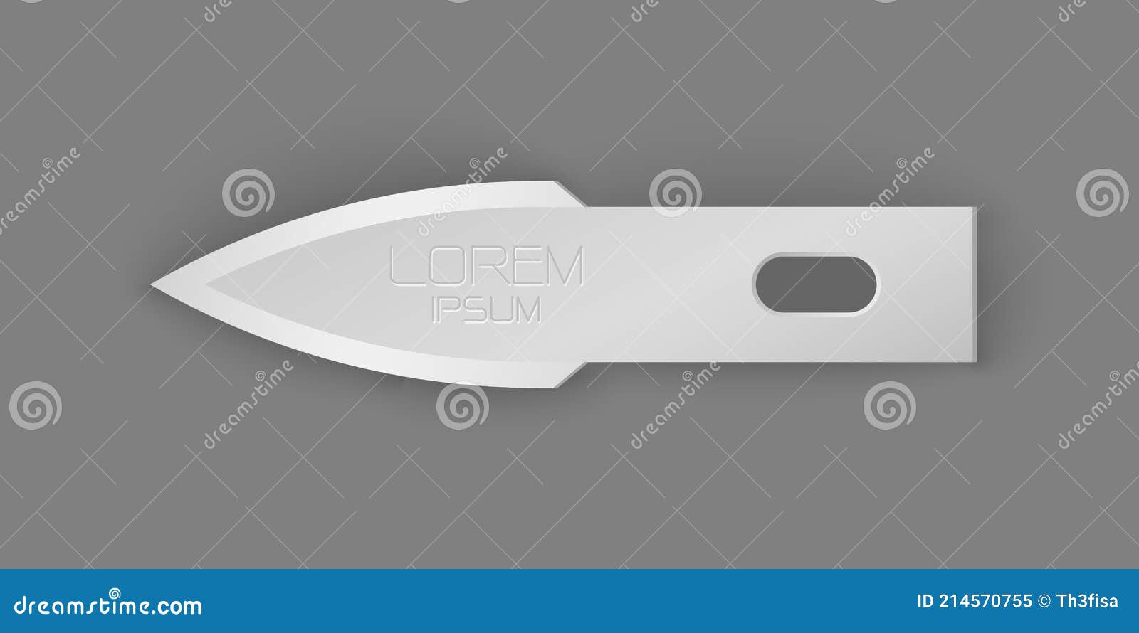 Vector blade to scalpel stock vector. Illustration of knives - 214570755