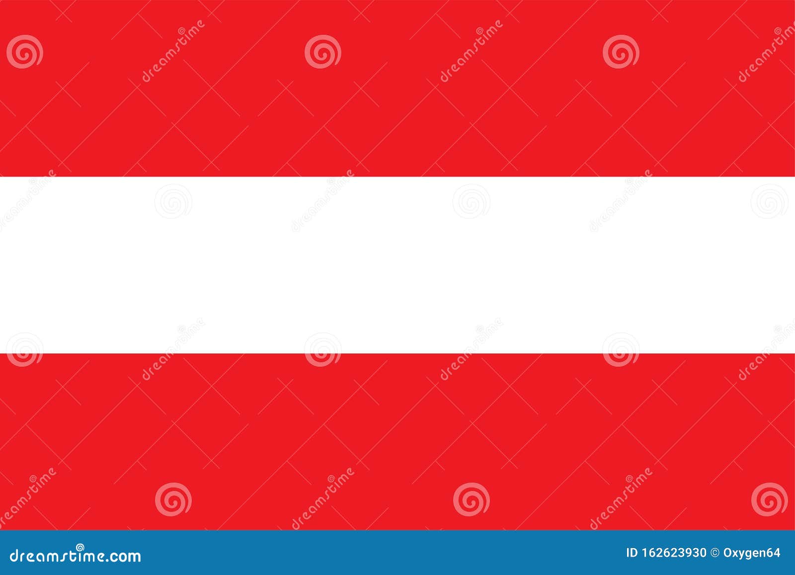 Austria official flag stock vector. Illustration of republic - 162623930