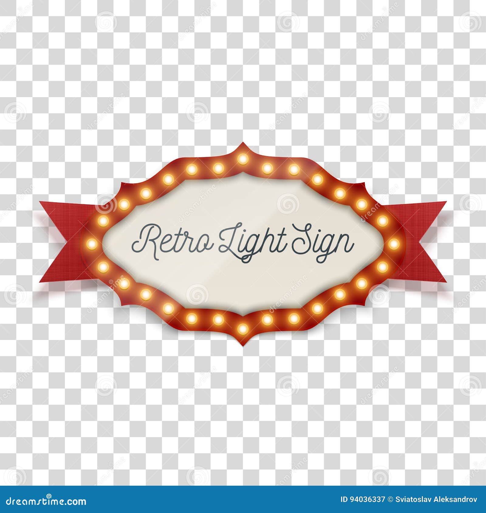 Vector Retro Frame Template with Text Stock Vector - Illustration of ...