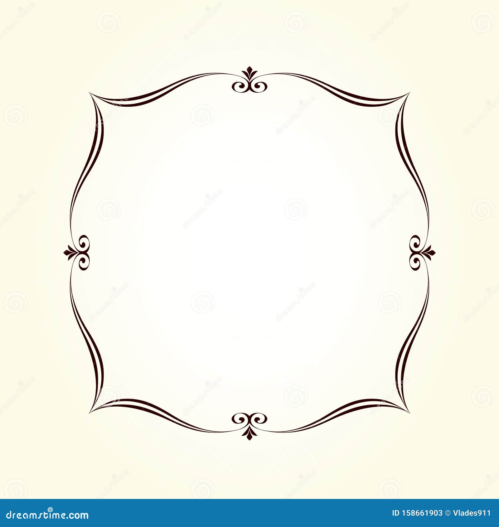 Vector Retro Frames for Your Projects.Vector Stock Illustration ...