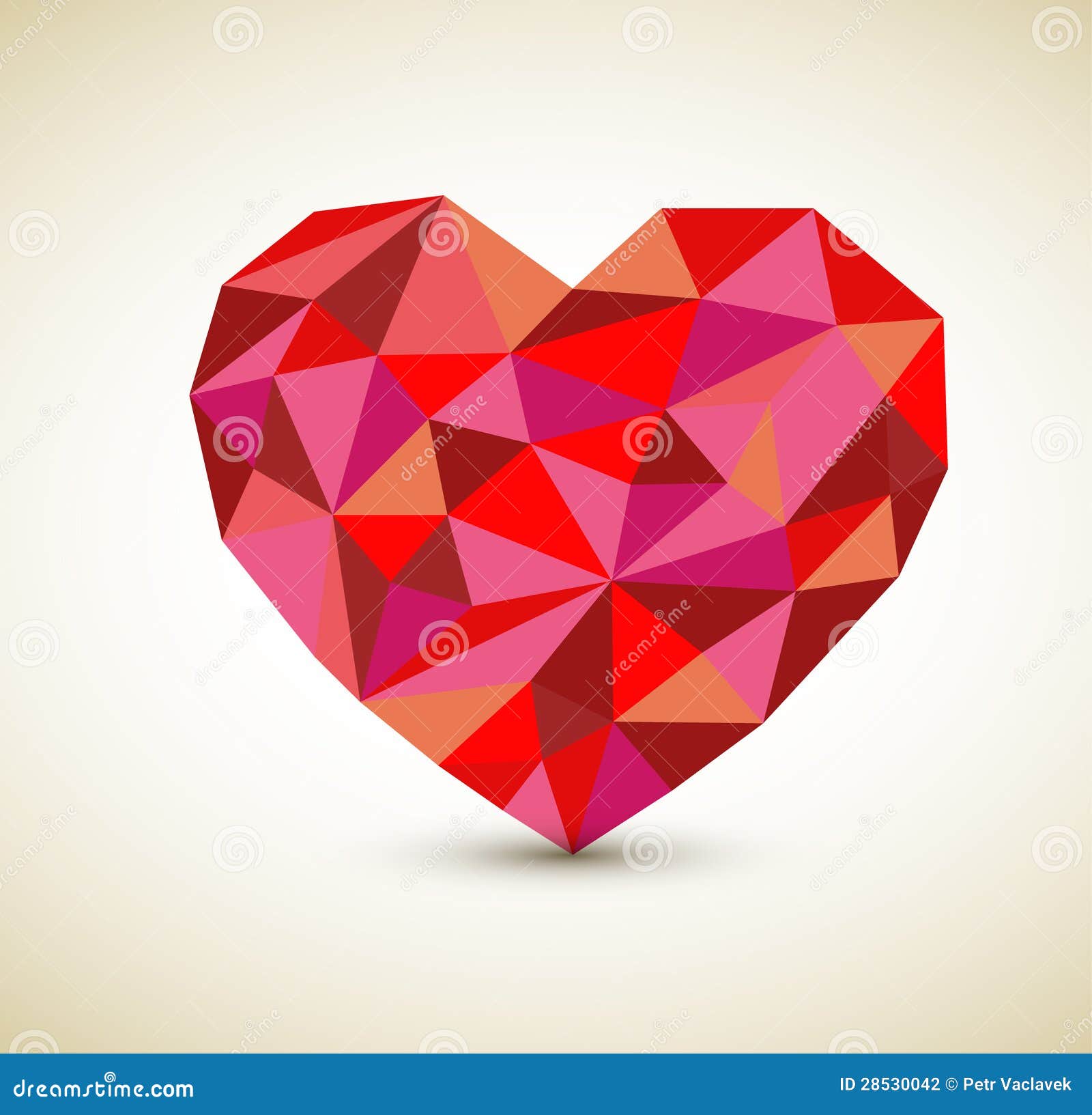 Vector retro heart stock vector. Illustration of element - 28530042