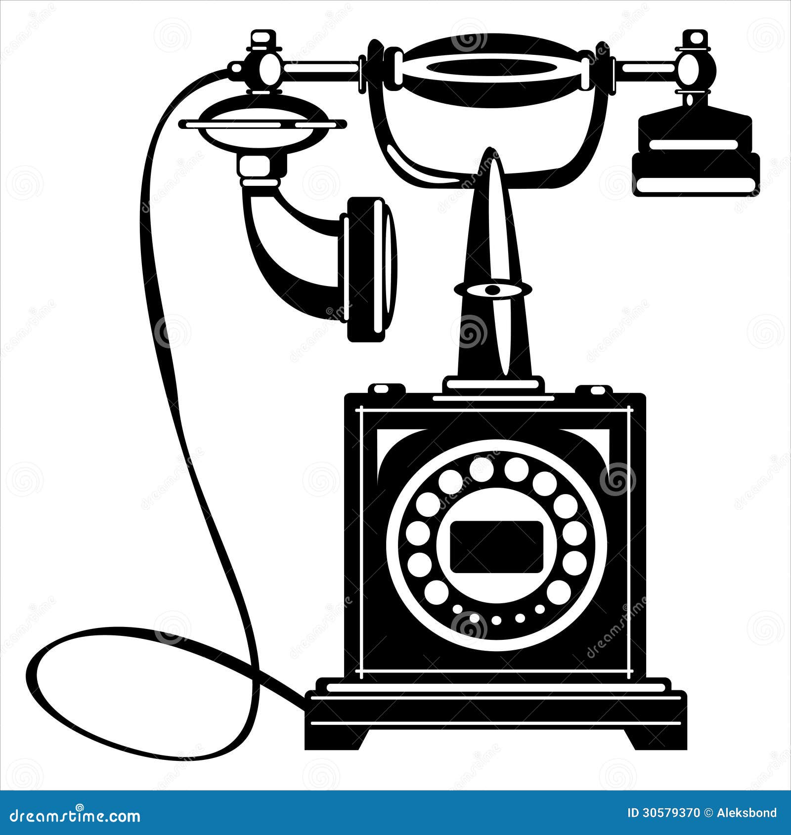 Vintage Phone Vector
