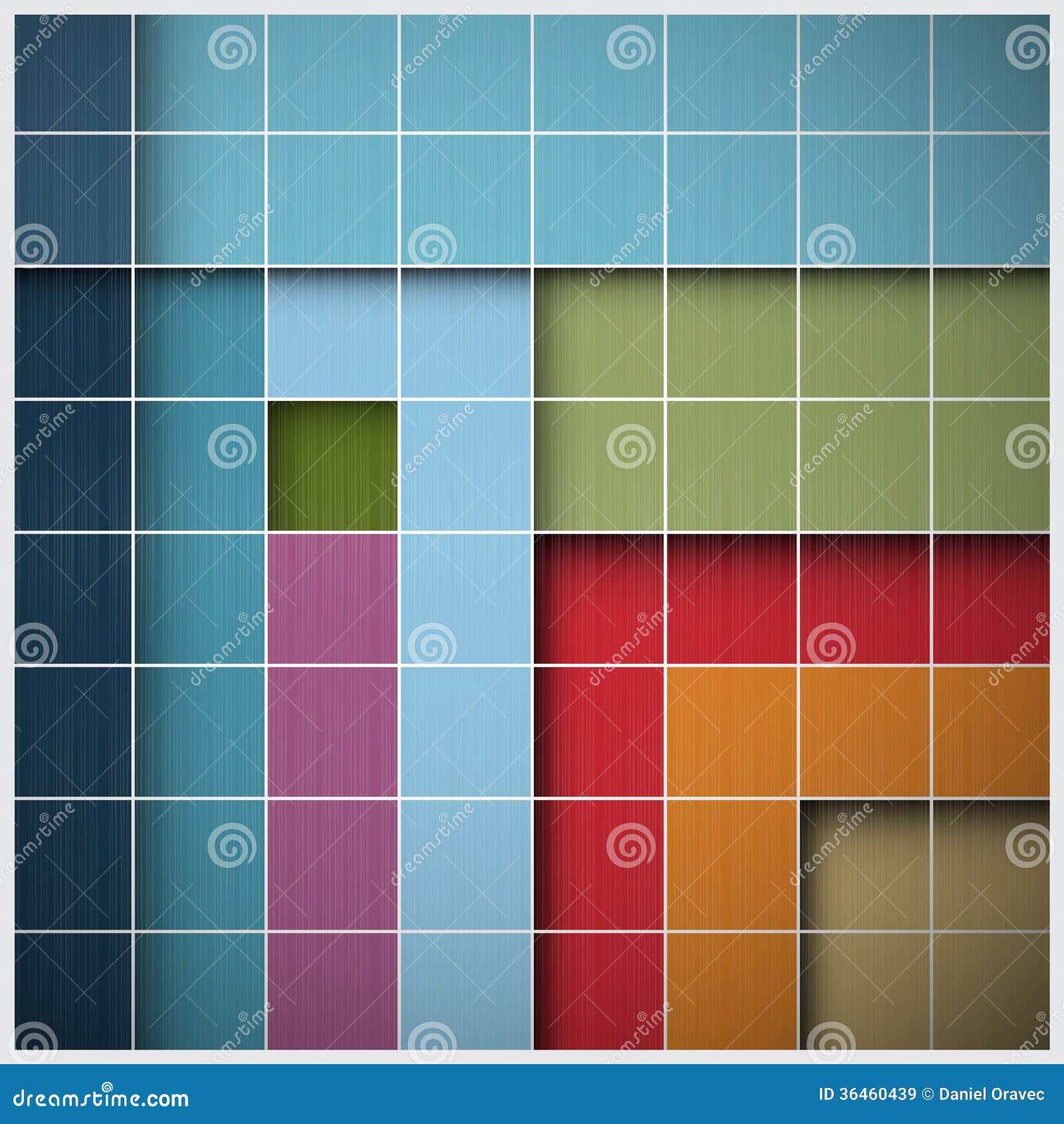 Vector Retro Square Background Stock Vector - Illustration of style ...