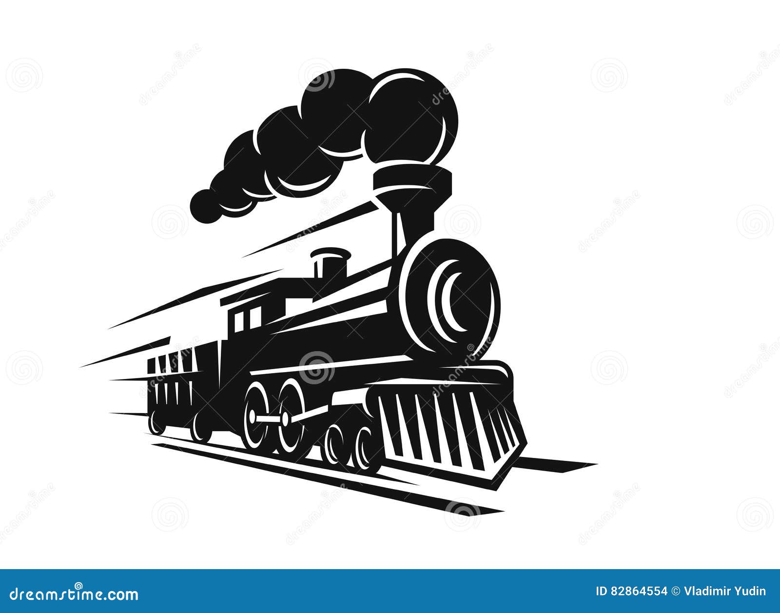 Toy Train. Vector Illustration Eps 10 Isolated On White Background ...