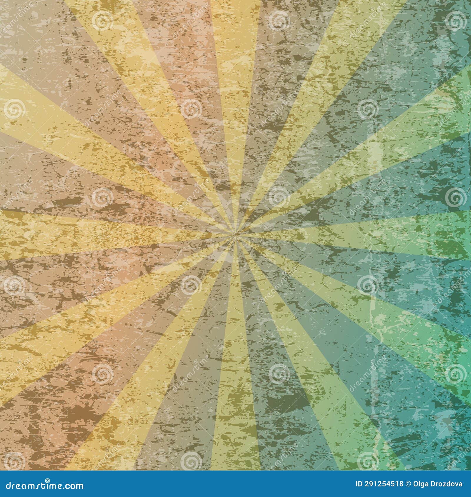 Vector Retro Vintage Frame with Rays Stock Vector - Illustration of ...