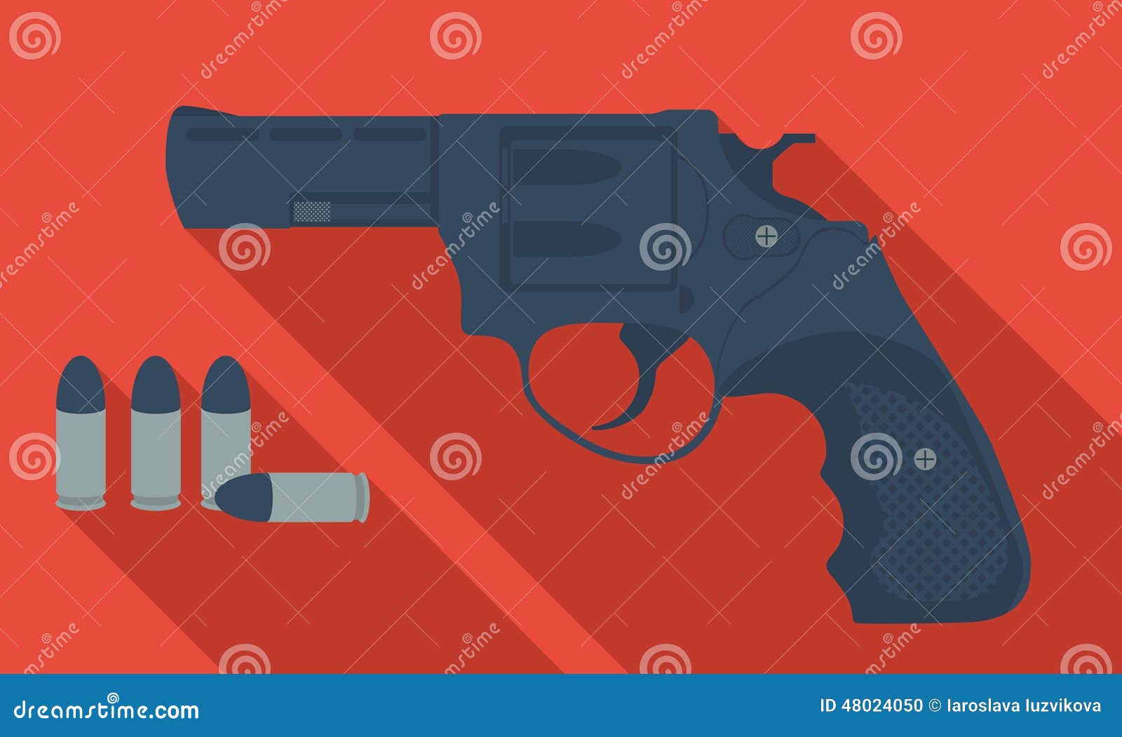 Cartoon Revolver. | CartoonDealer.com #118029509