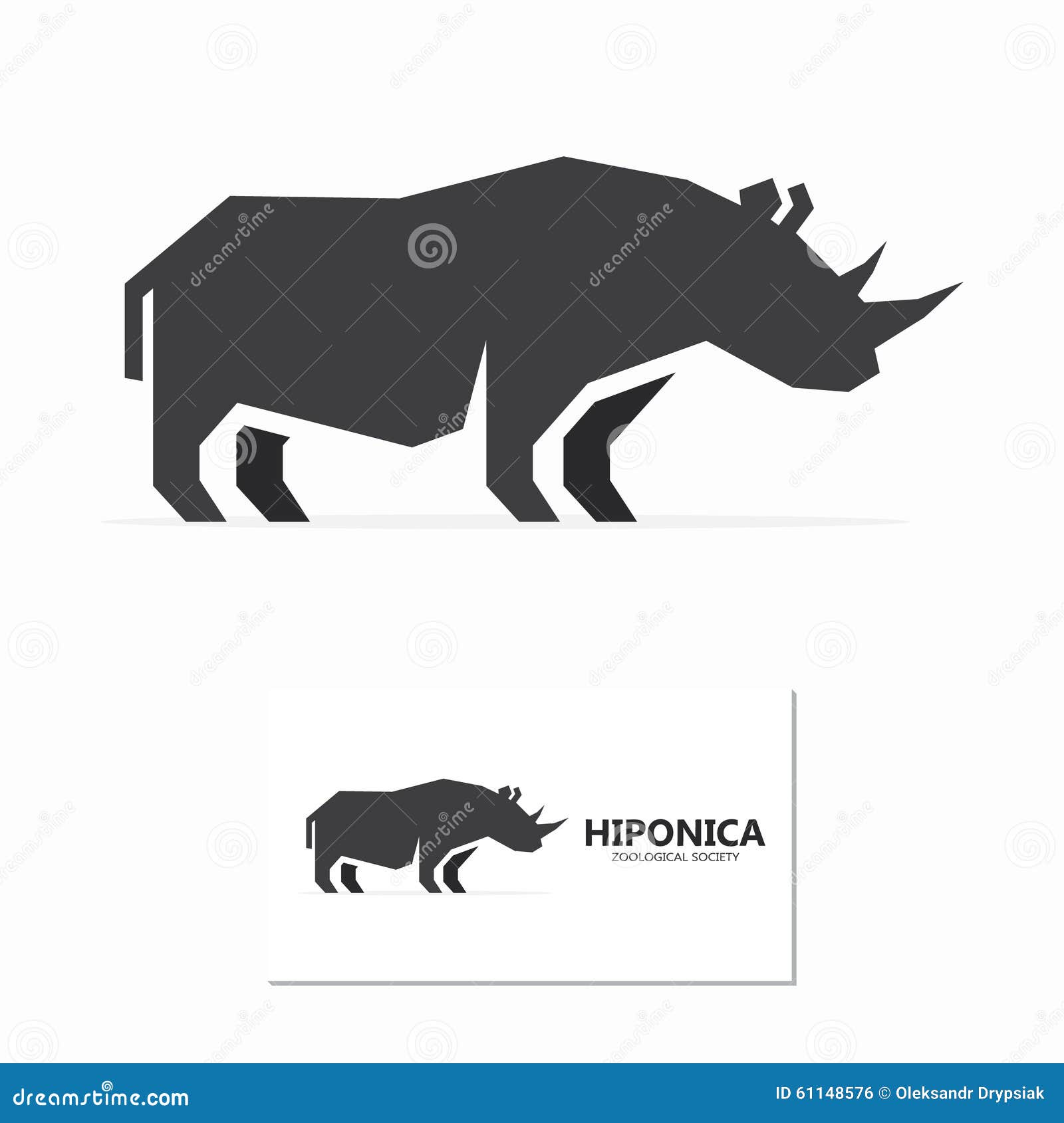 Vector Rhino Label or Logo Designs Stock Vector - Illustration of huge ...