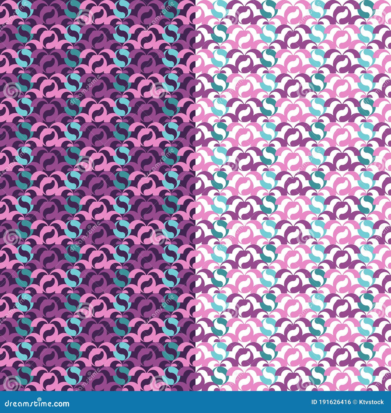 Vector Rhythmic Geometric Elements Background Stock Vector ...