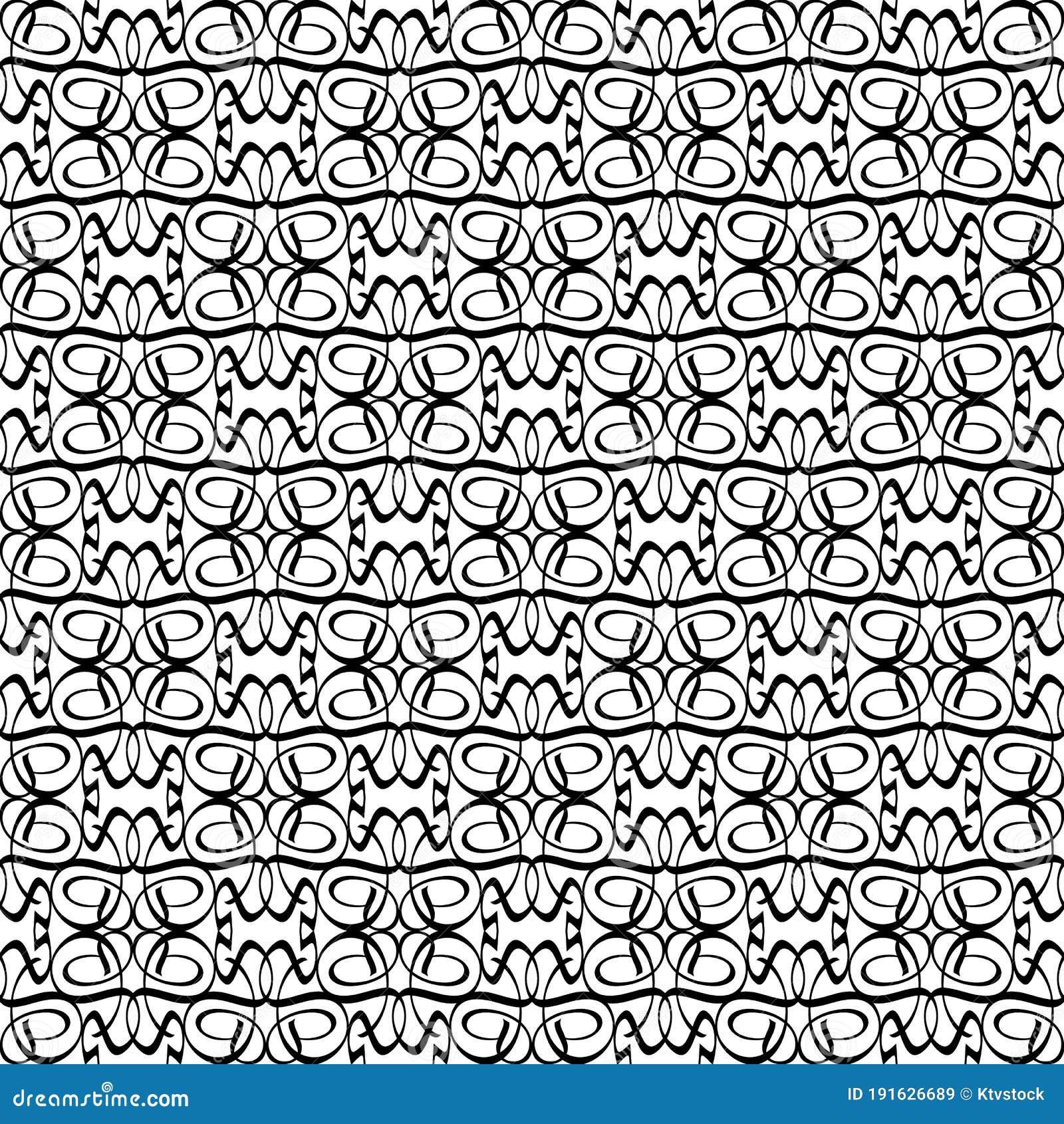 Vector Rhythmic Geometric Elements Pattern Stock Vector - Illustration ...