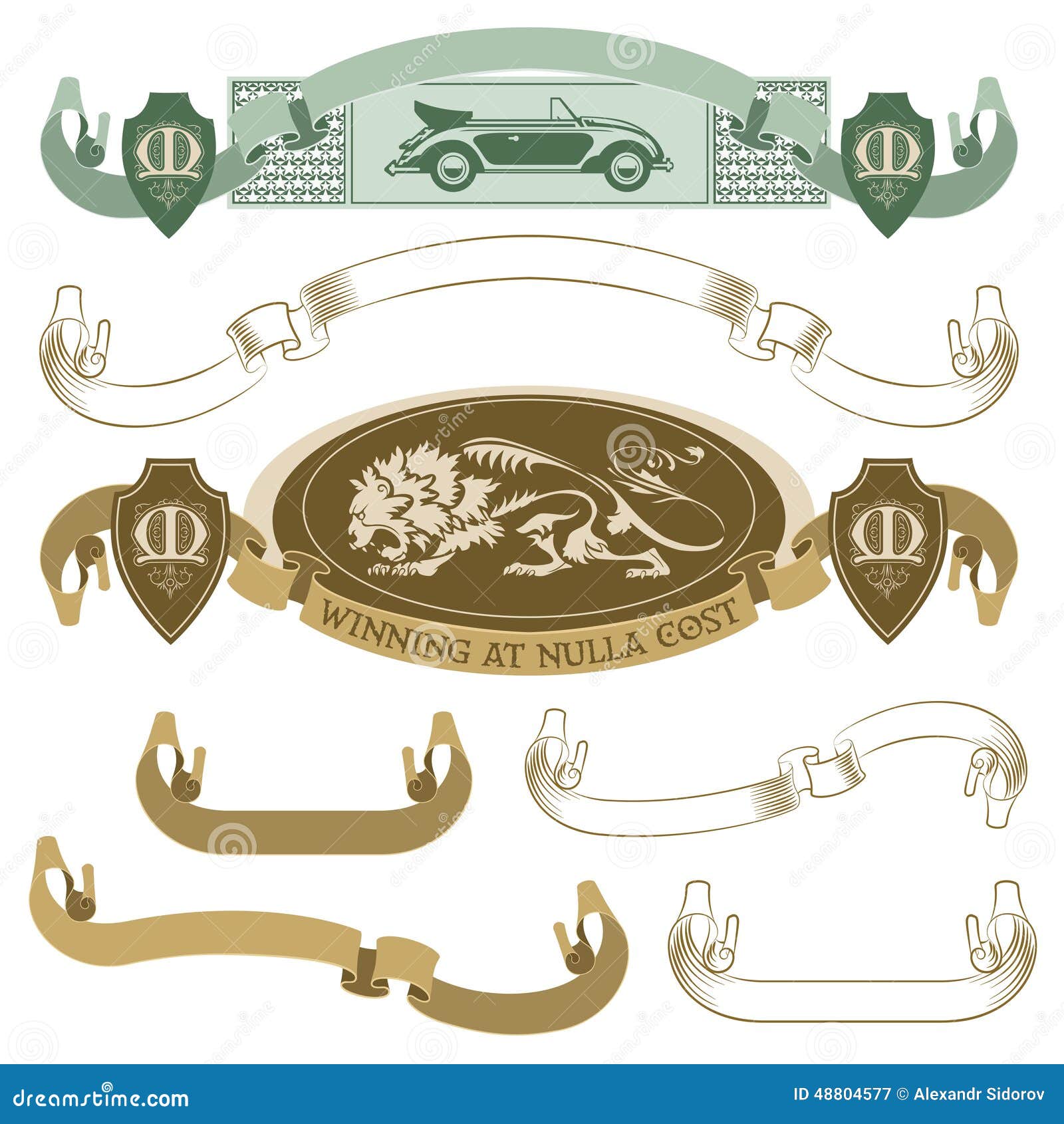 Vector Ribbon on Different Topics Stock Vector - Illustration of ...