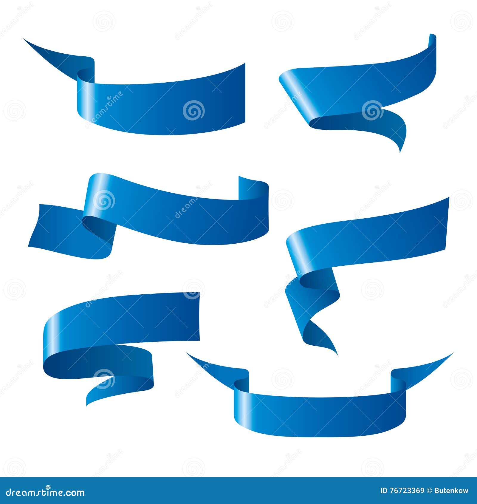 Vector ribbon patterns stock vector. Illustration of cyan - 76723369