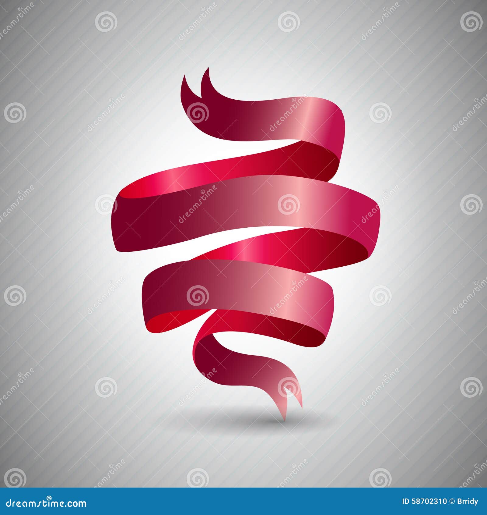 Vector ribbon stock vector. Illustration of abstract - 58702310