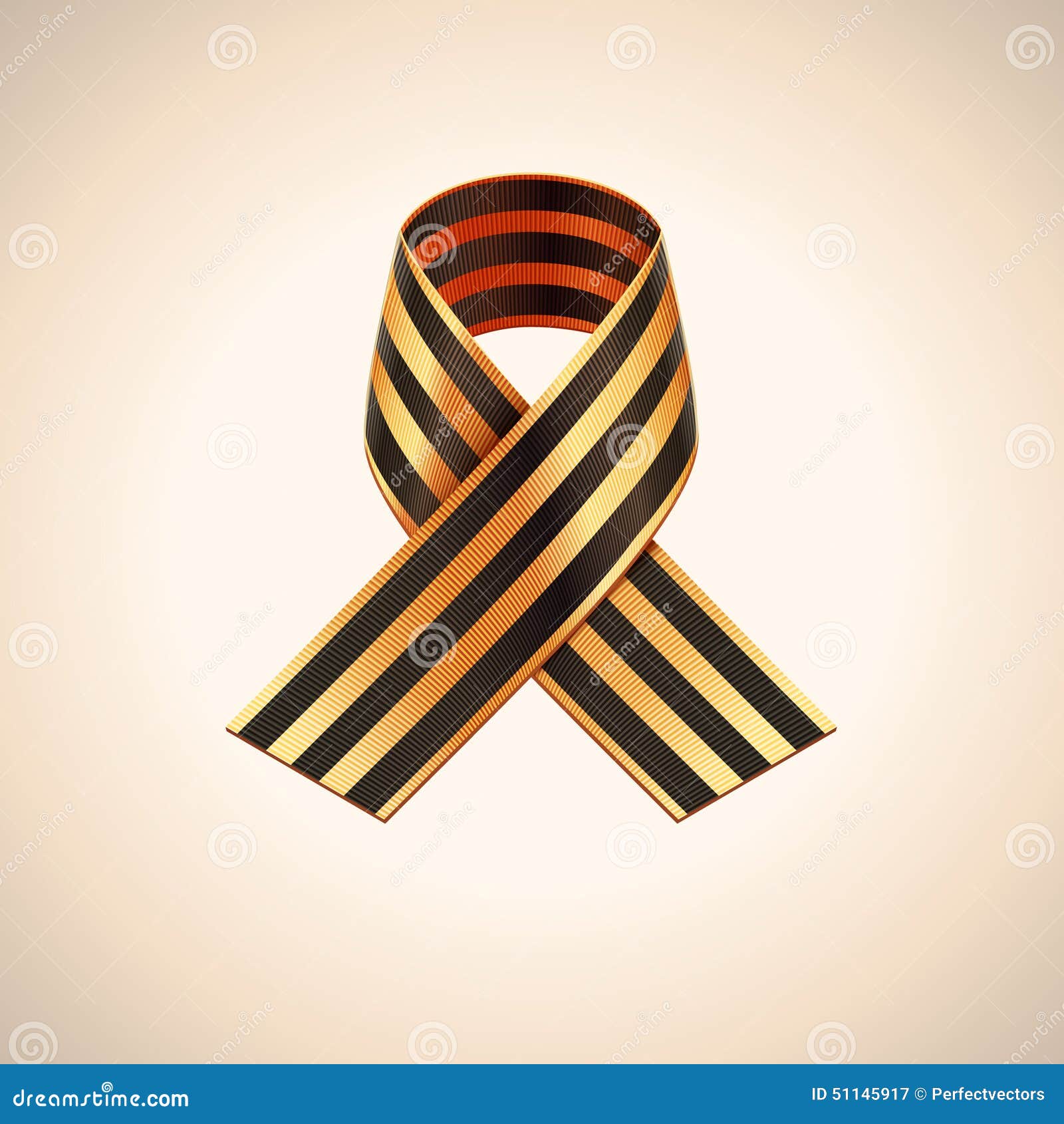 Vector Ribbon of Saint George Stock Vector - Illustration of identity ...