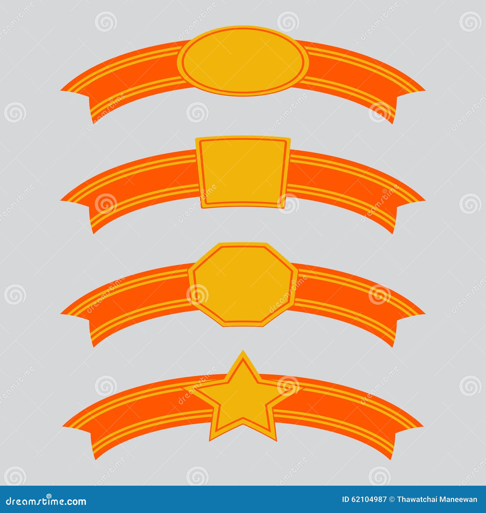 Vector Ribbons and Badge Labels Stock Vector - Illustration of labels ...