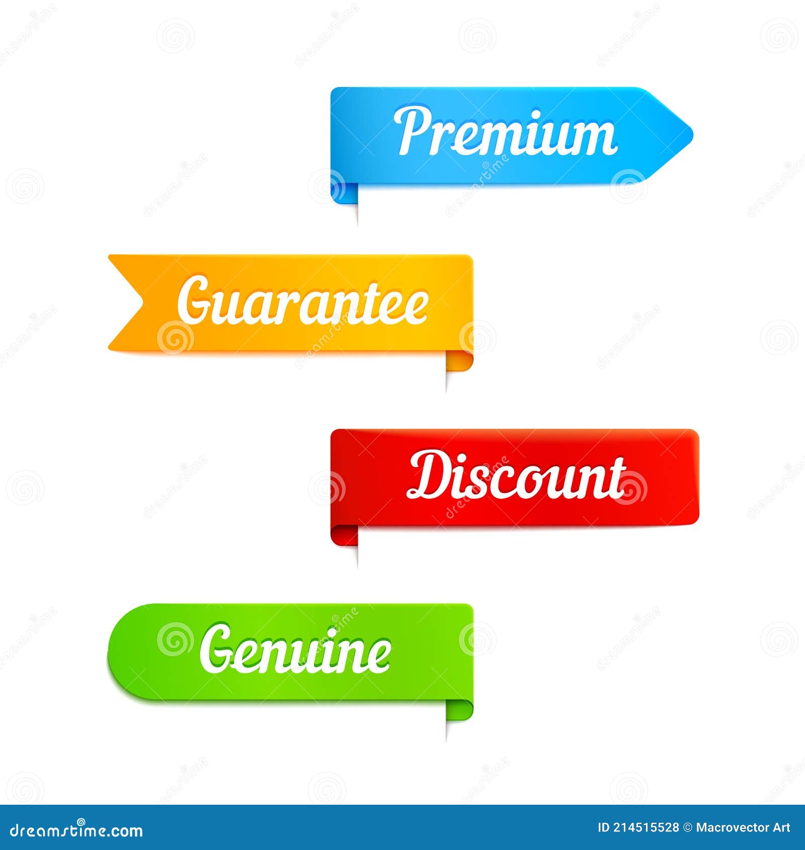 Vector ribbons banners stock vector. Illustration of data - 214515528