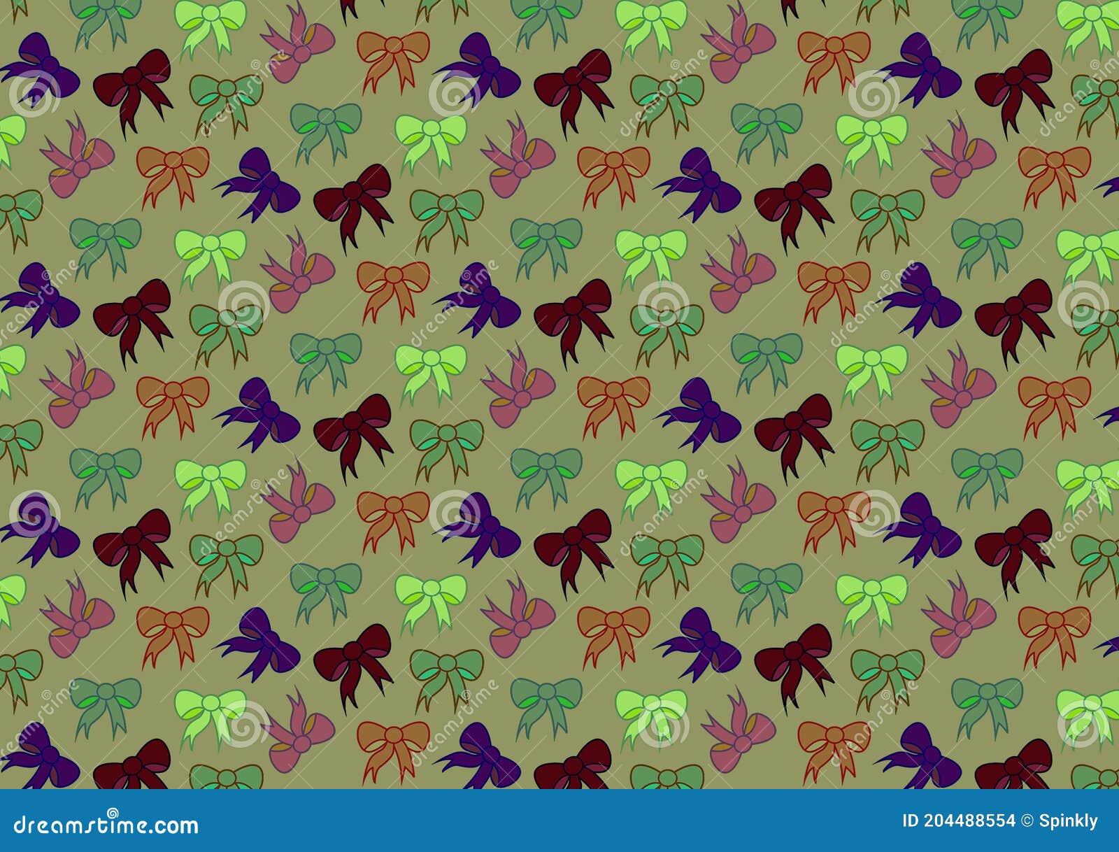 Vector Ribbons Pattern in Different Colors Background Stock ...