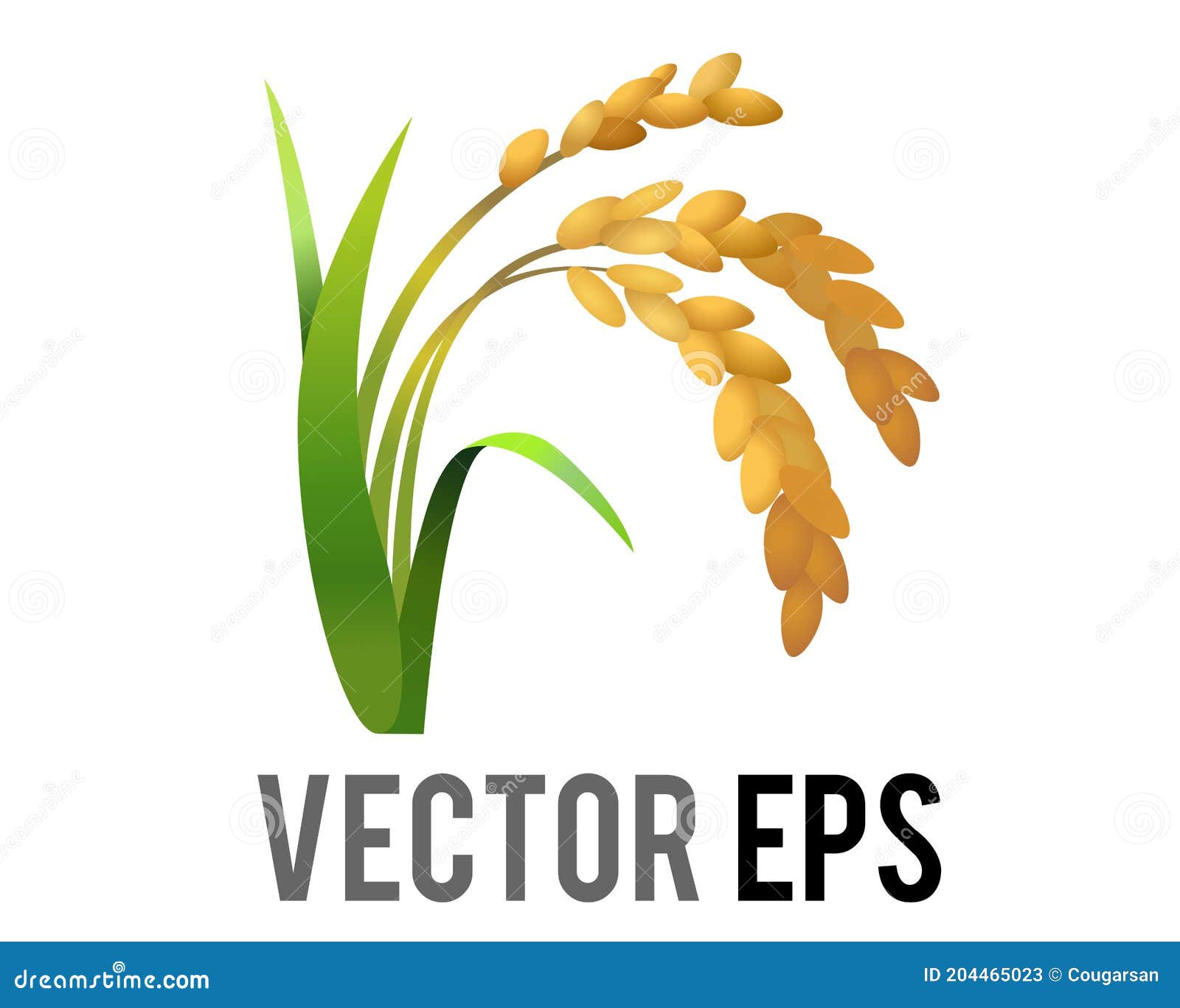 Rice Plant Logo Vector Rice Plant Logo Vector