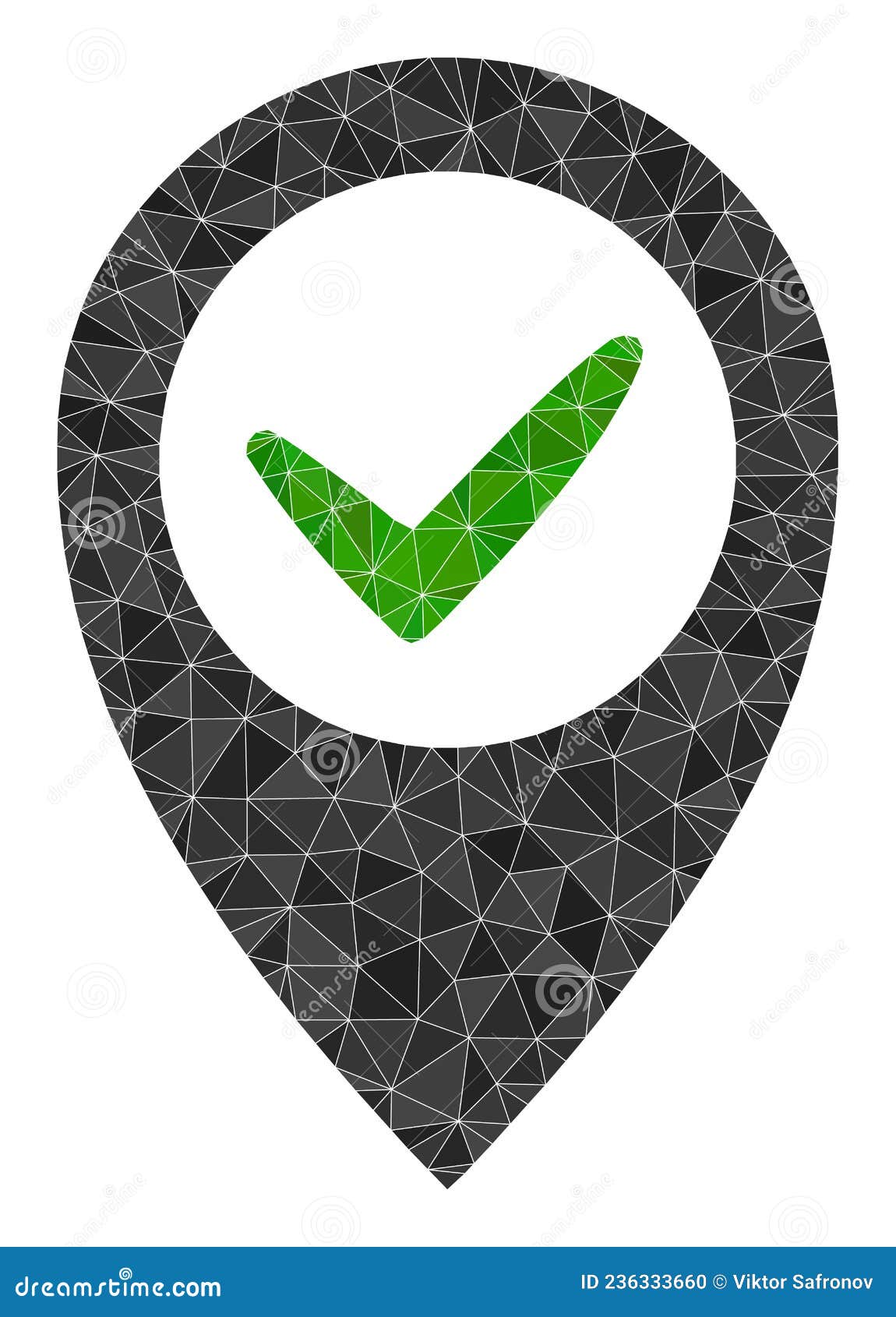 Vector Right Place Triangle Filled Icon Stock Vector - Illustration of ...