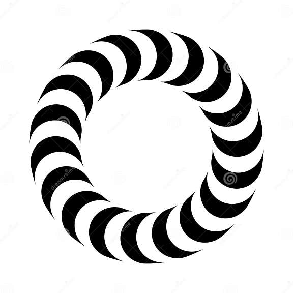 Vector Ring - Optical Illusion of Volume Stock Vector - Illustration of ...