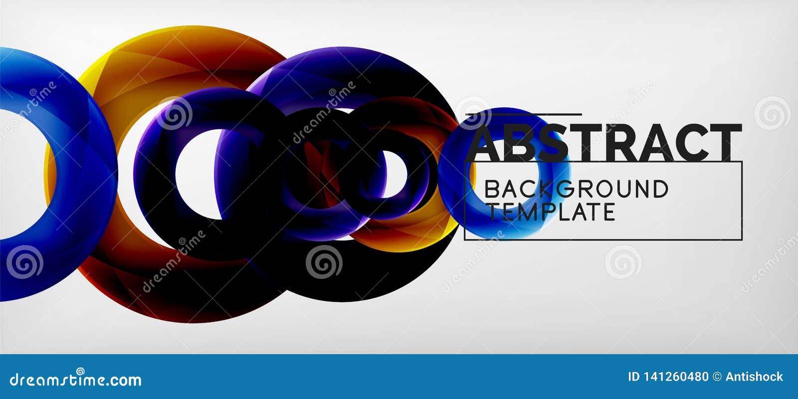 Vector Rings Abstract Background Stock Vector - Illustration of ...