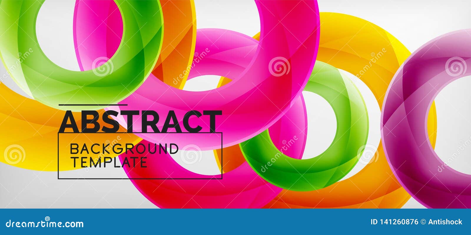 Vector Rings Abstract Background Stock Vector - Illustration of ...