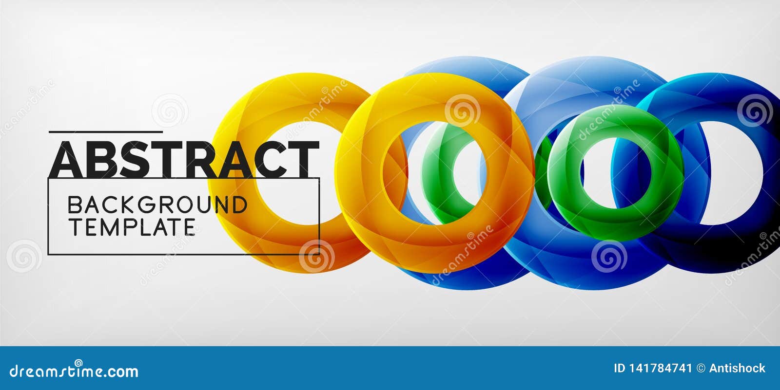 Vector Rings Abstract Background Stock Vector - Illustration of concept ...