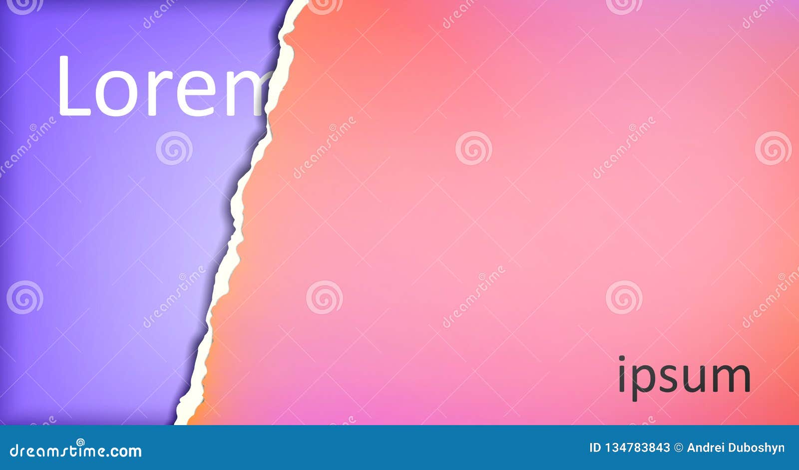 Vector Rip Paper Background Stock Vector - Illustration of pink, purple ...