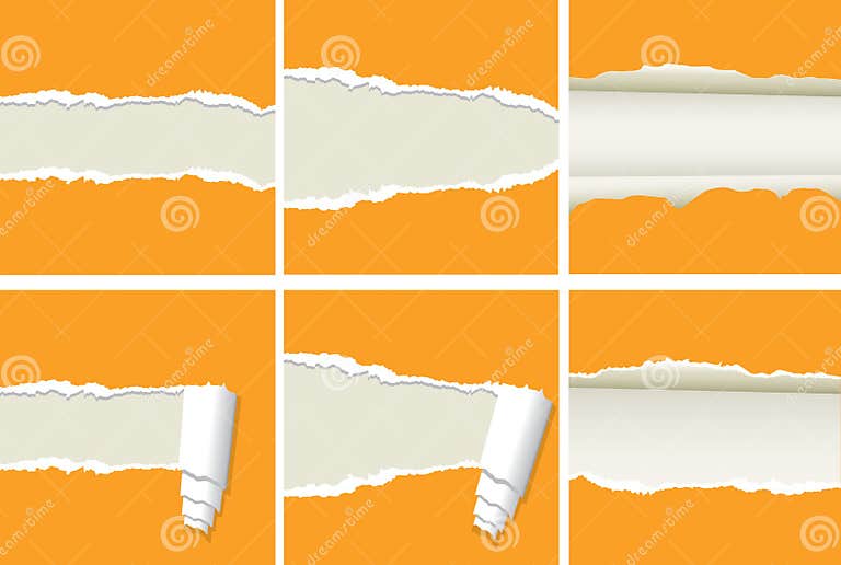 Vector Ripped Paper stock vector. Illustration of blank - 11800309