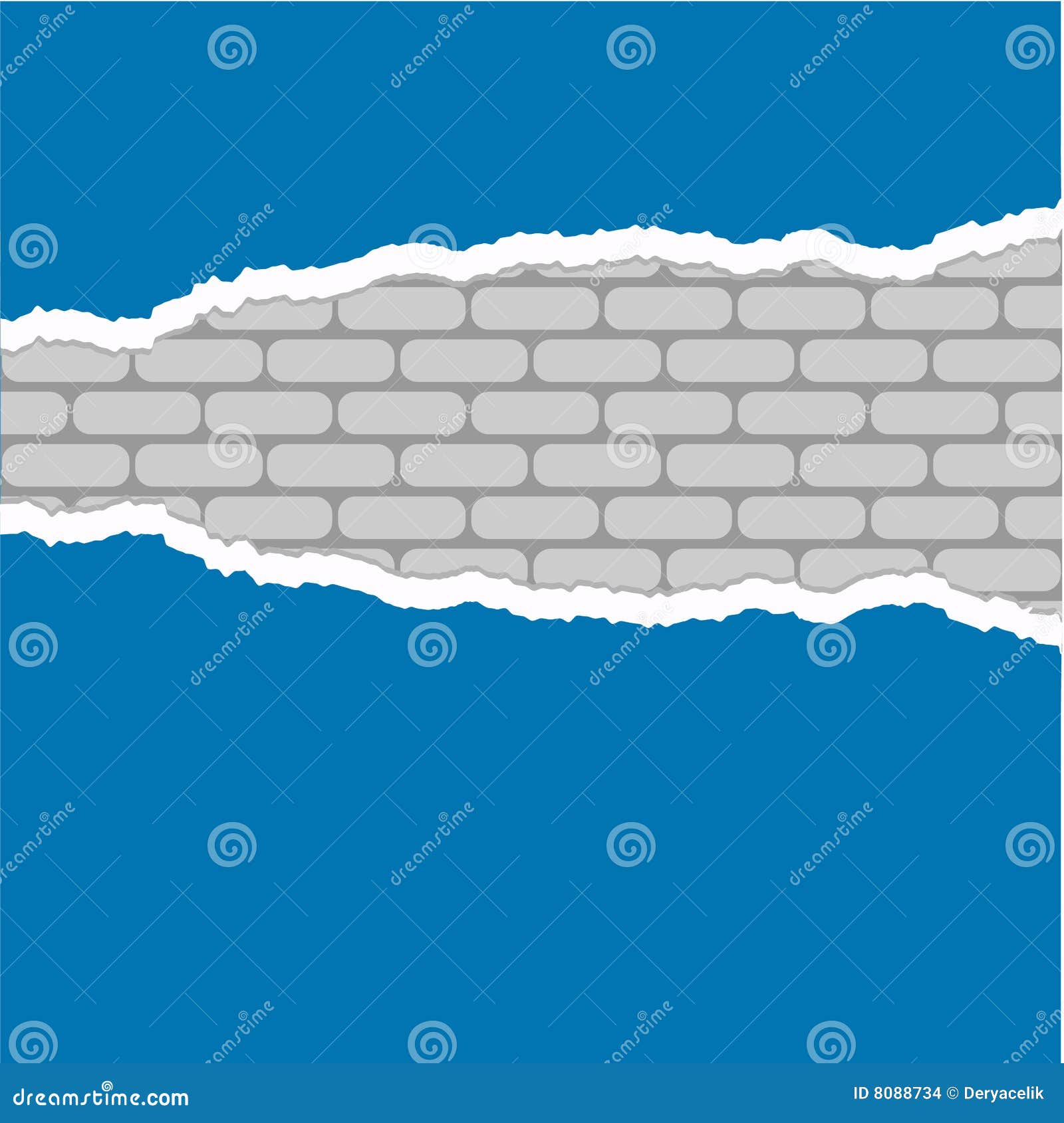 Vector Ripped Paper Tear Isolated On White Background. Template Paper ...