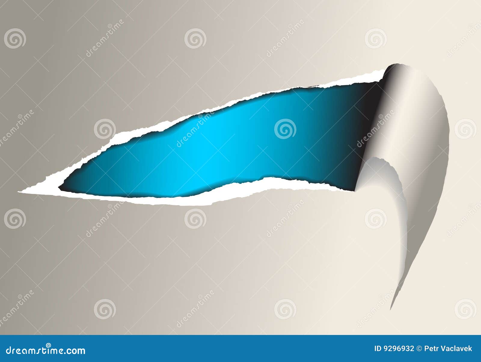 Vector ripped paper stock vector. Illustration of abstract - 9296932