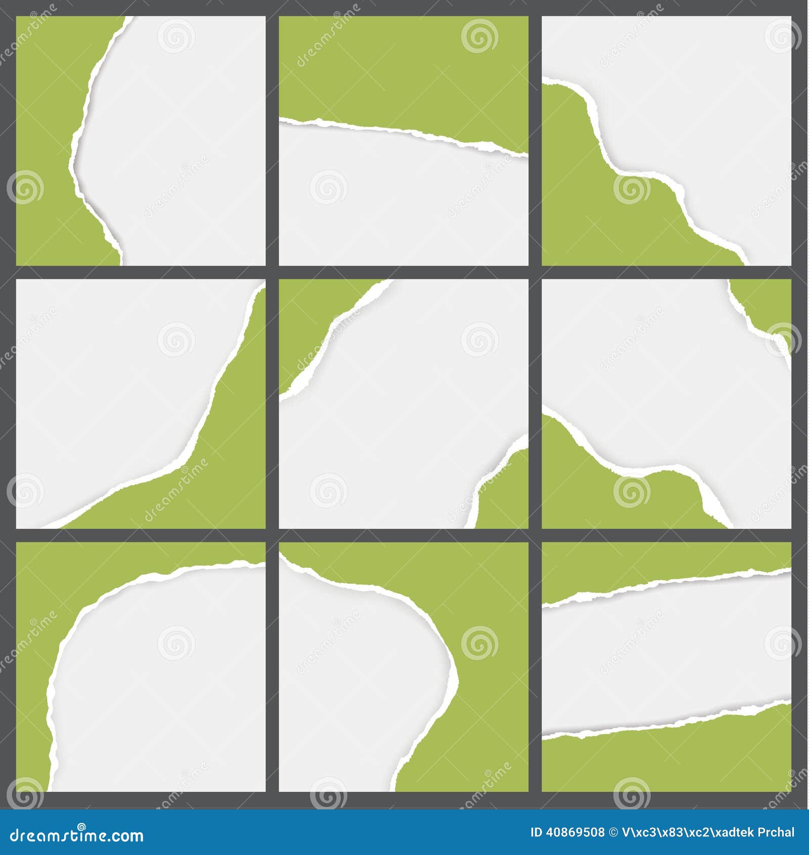 Vector Ripped Paper Backgrounds. Pack Of Blank Ripped Papers For ...