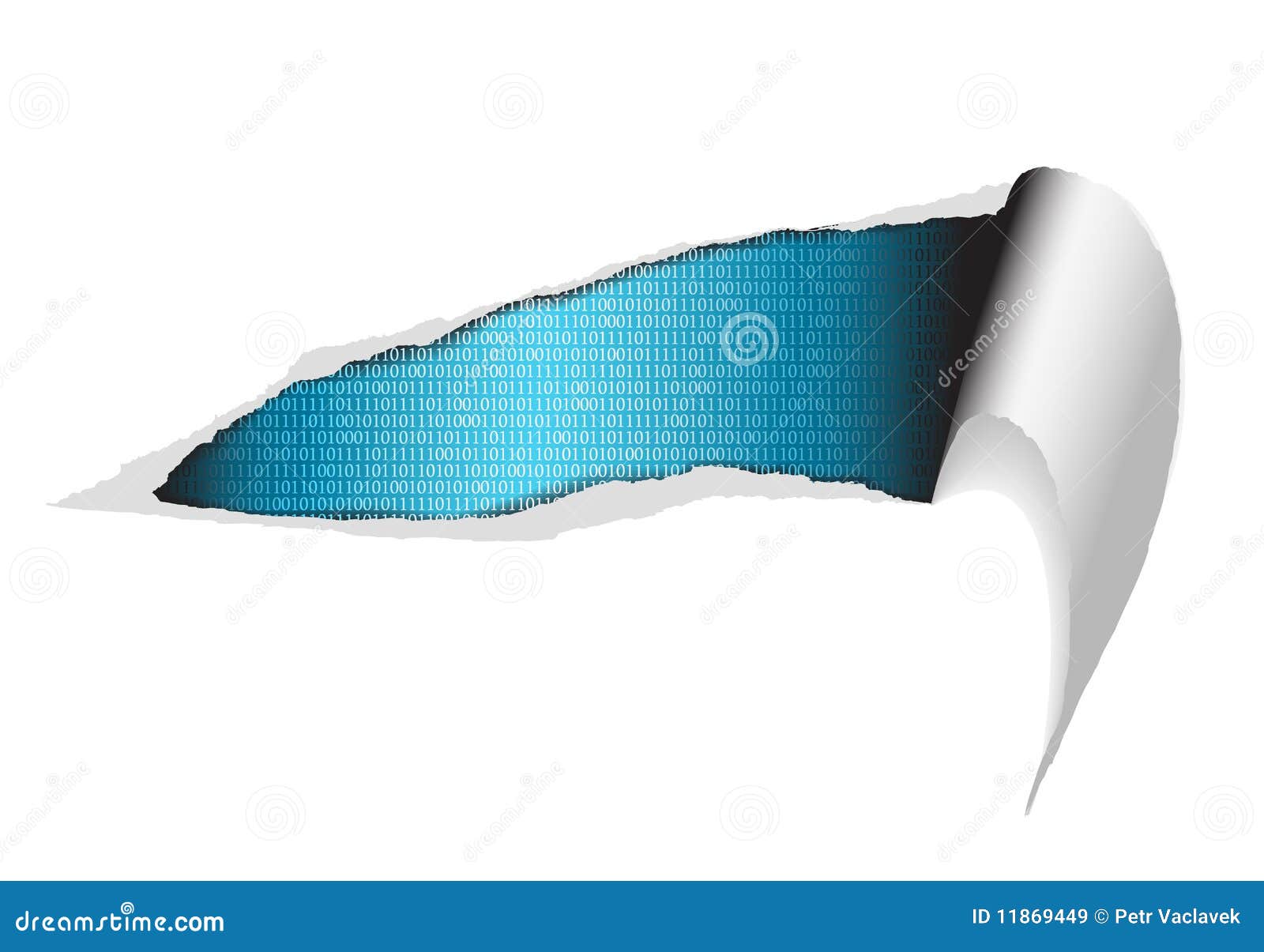 Vector Ripped Paper Tear Isolated On White Background. Template Paper ...
