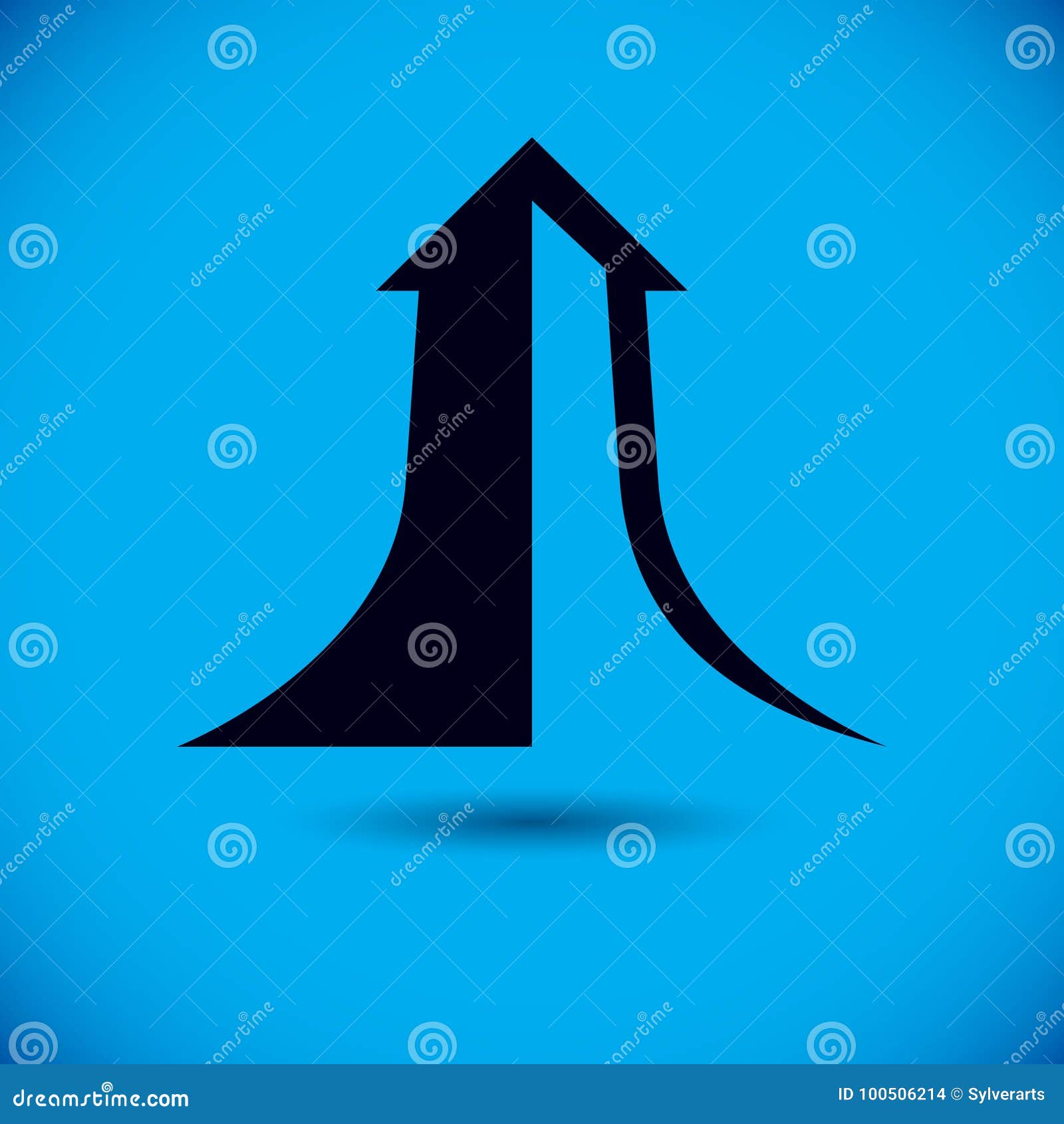 Vector Rising Arrow. Business Development Logo . Company Increasing ...