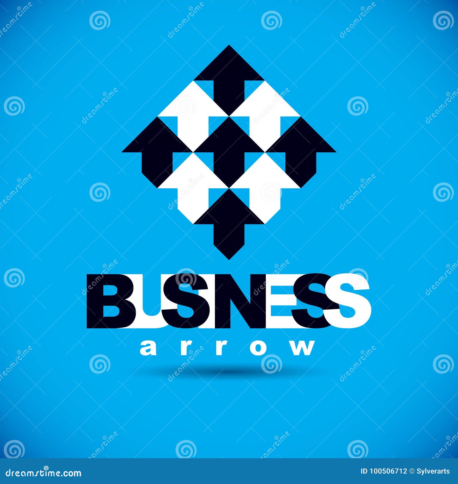 Vector Rising Arrow. Corporate Development Logo Stock Vector ...