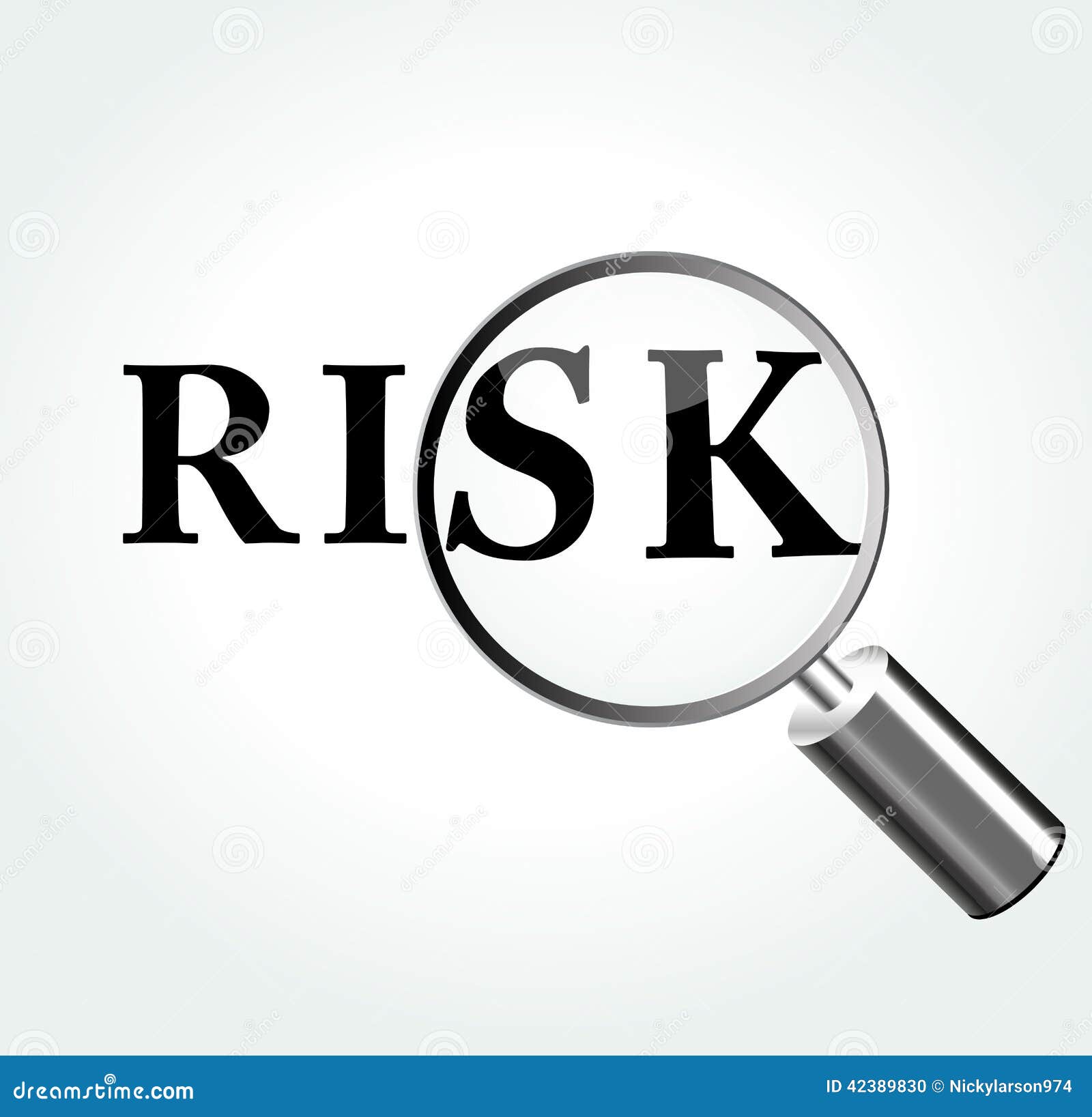 Vector Risk Theme Illustration Stock Illustration - Illustration of ...