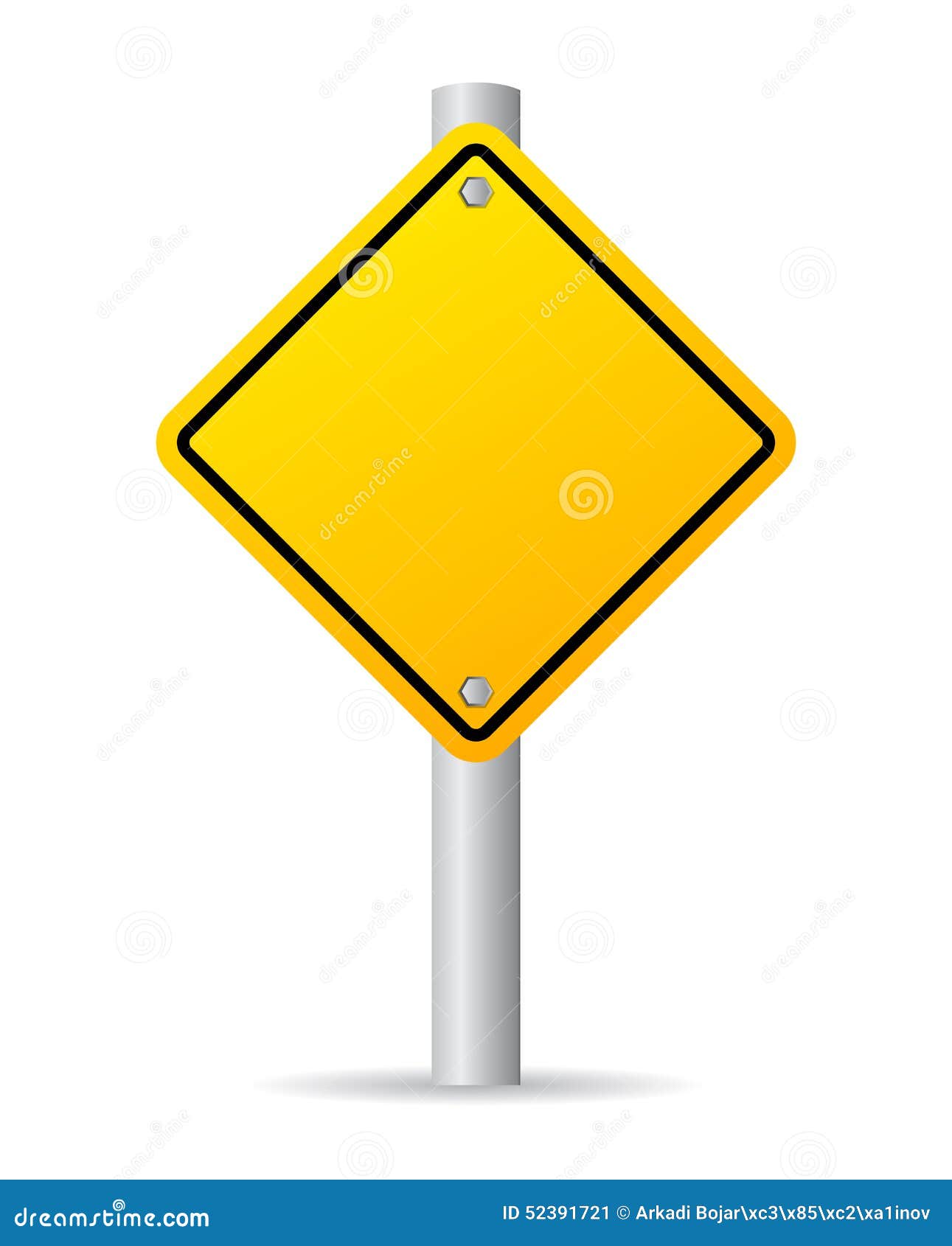 Vector road sign stock vector. Illustration of mark, placard - 52391721