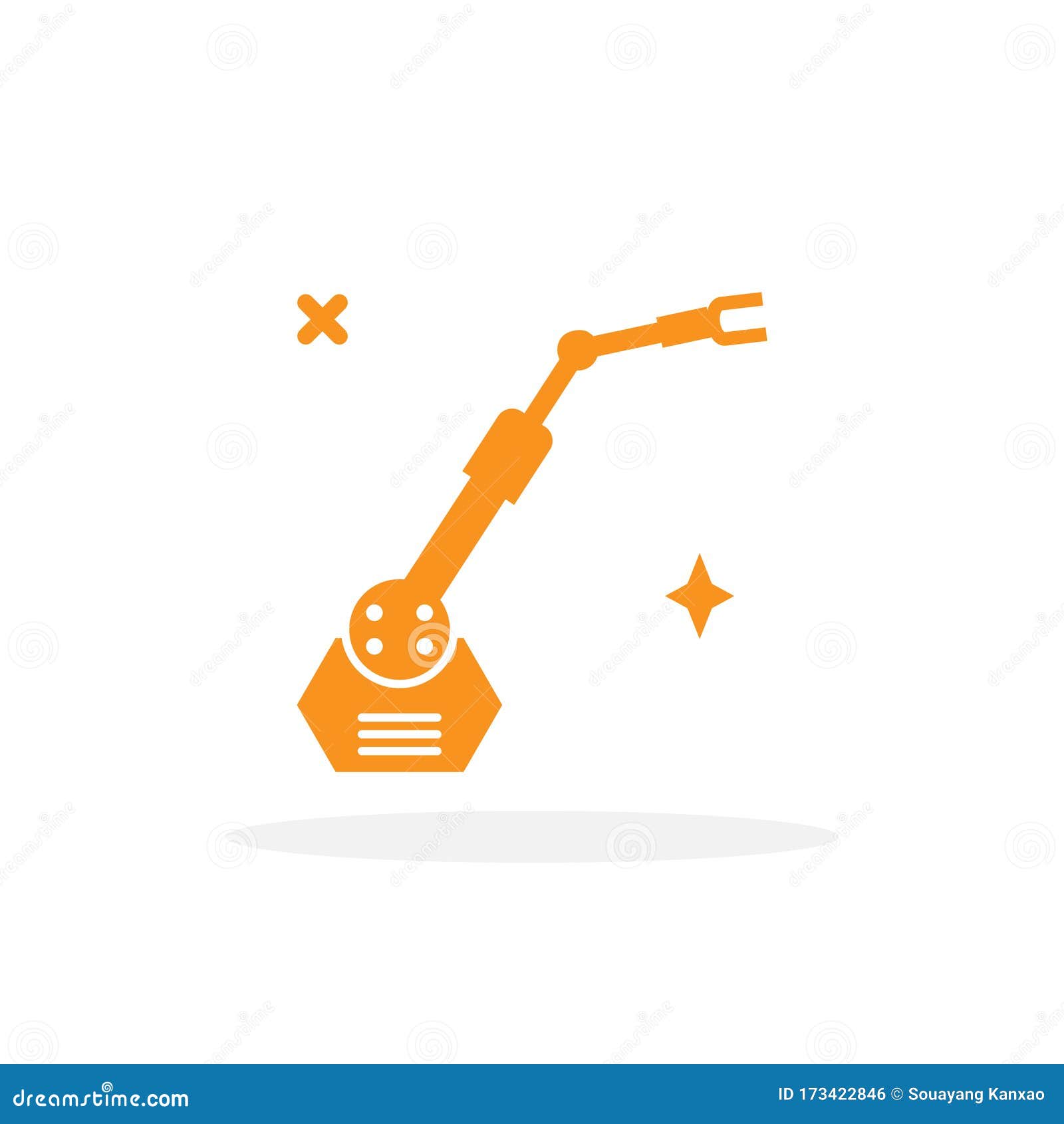 Robot Man Solid Icon, Robotization Concept, Neuro Interface Sign On ...