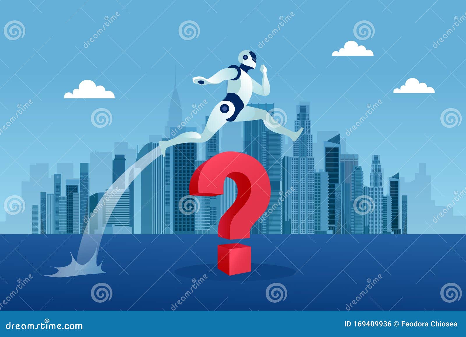 Vector of a Robot Solving Problems Stock Vector - Illustration of ... Vector of a Robot Solving Problems Stock Vector - Illustration of ...