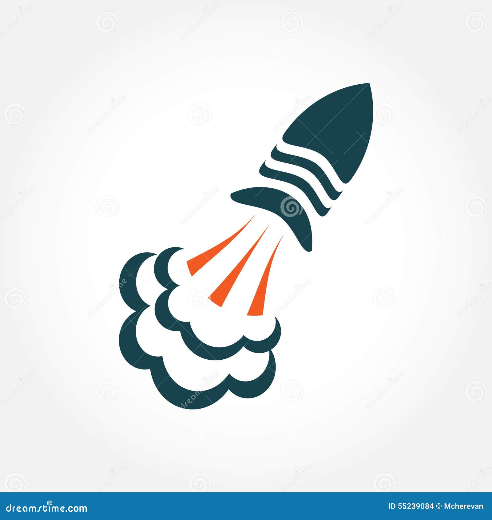 Vector Rocket Logo Symbol. Rocket Logotype Icon For Your Buisiness ...