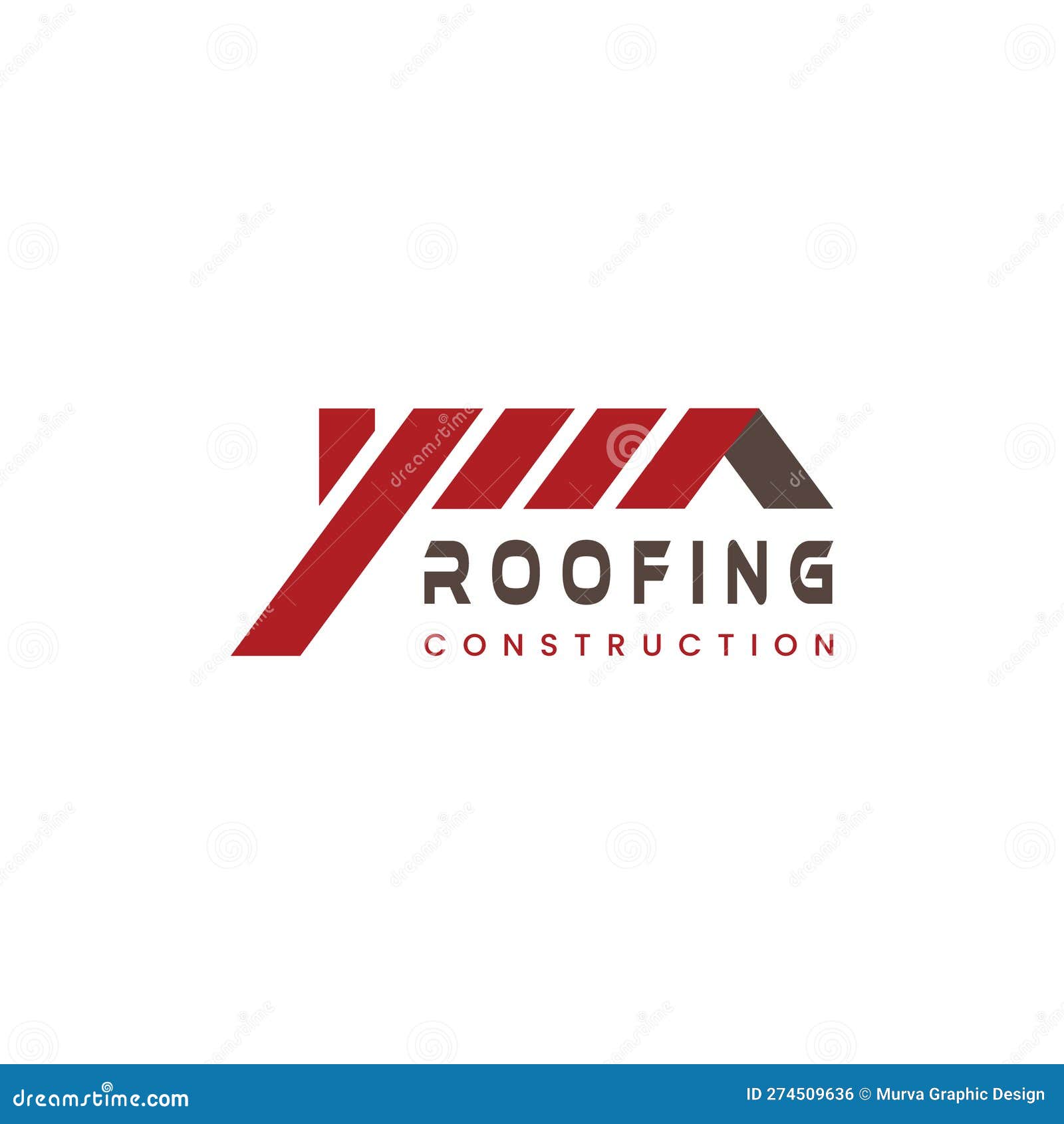 Vector Roofing Construction Logo. Stock Vector - Illustration of ...