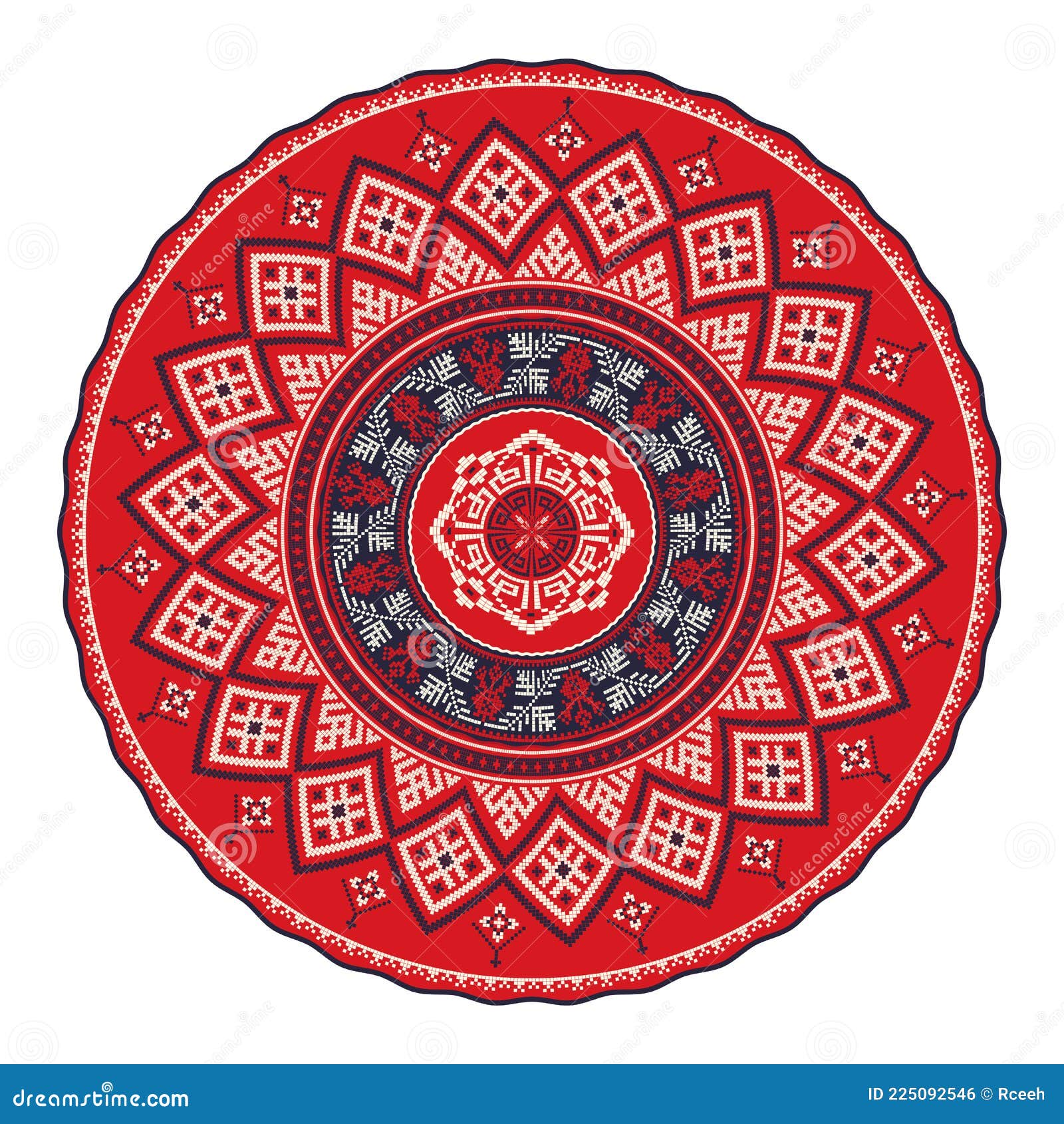 Russian design element 14 stock vector. Illustration of folk - 225092546