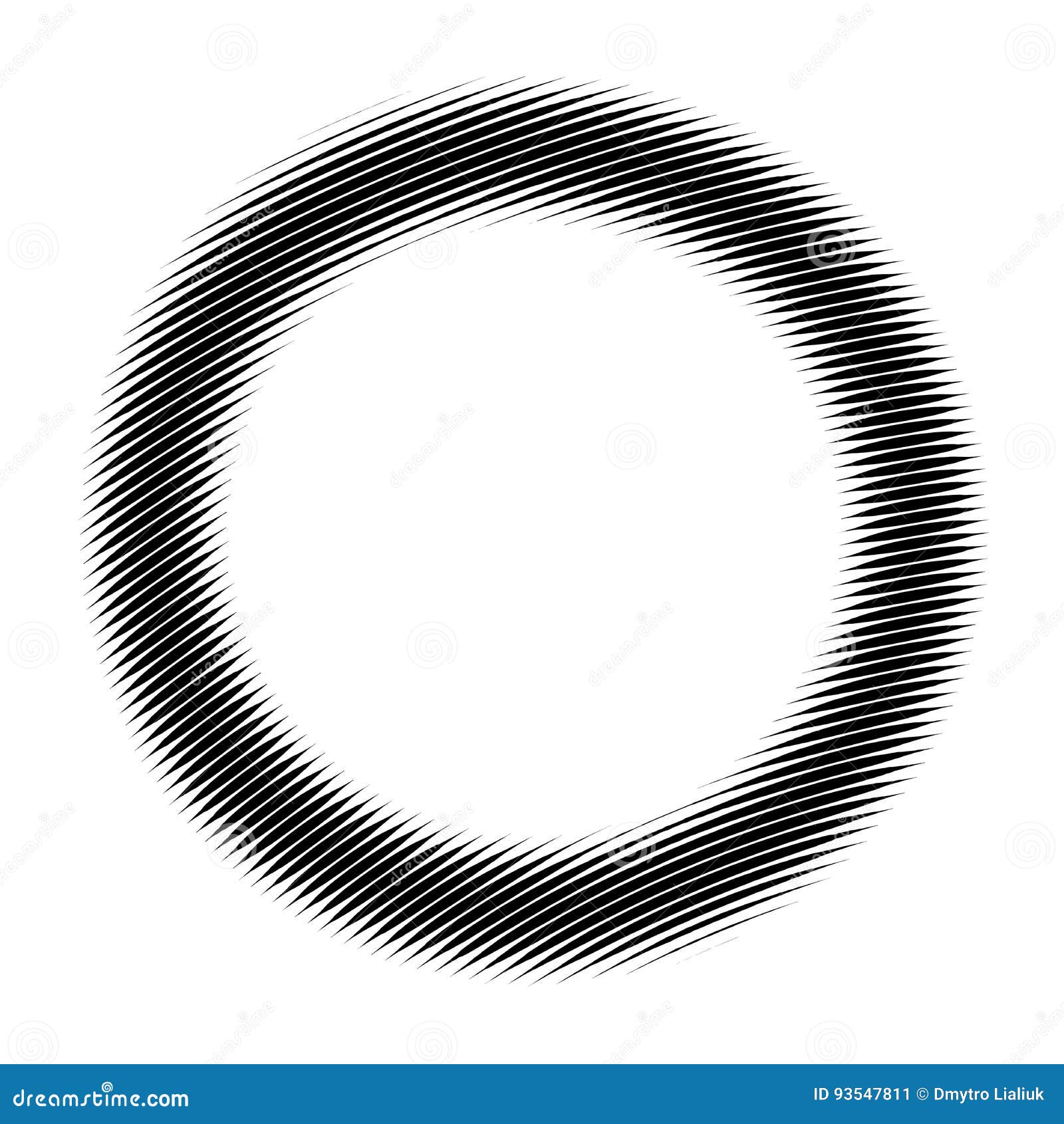 Vector Round Frame. Abstract Graphic Element Background Stock Image ...