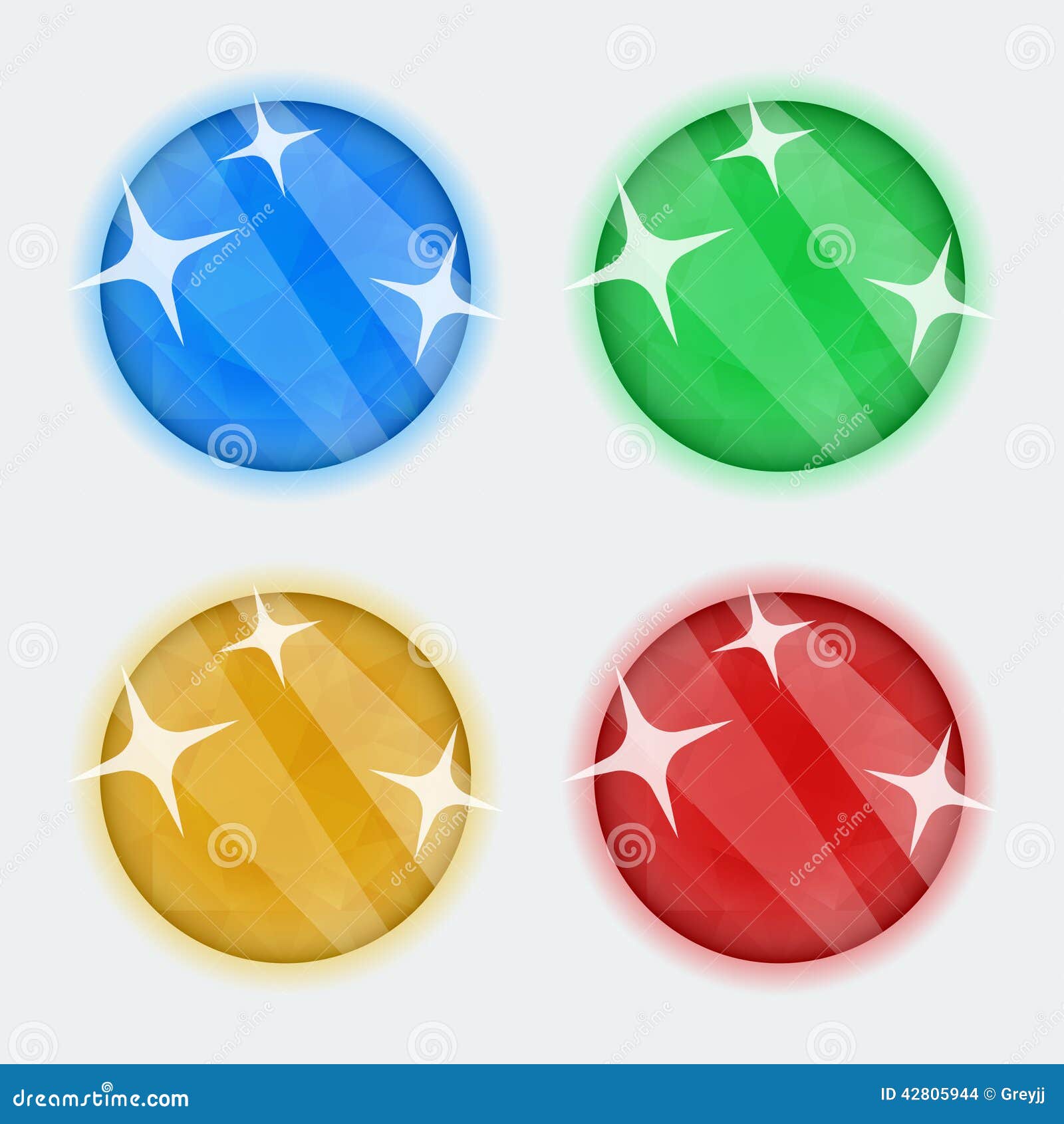 Gems Blue Color Chart Vector Illustration | CartoonDealer.com #84763816
